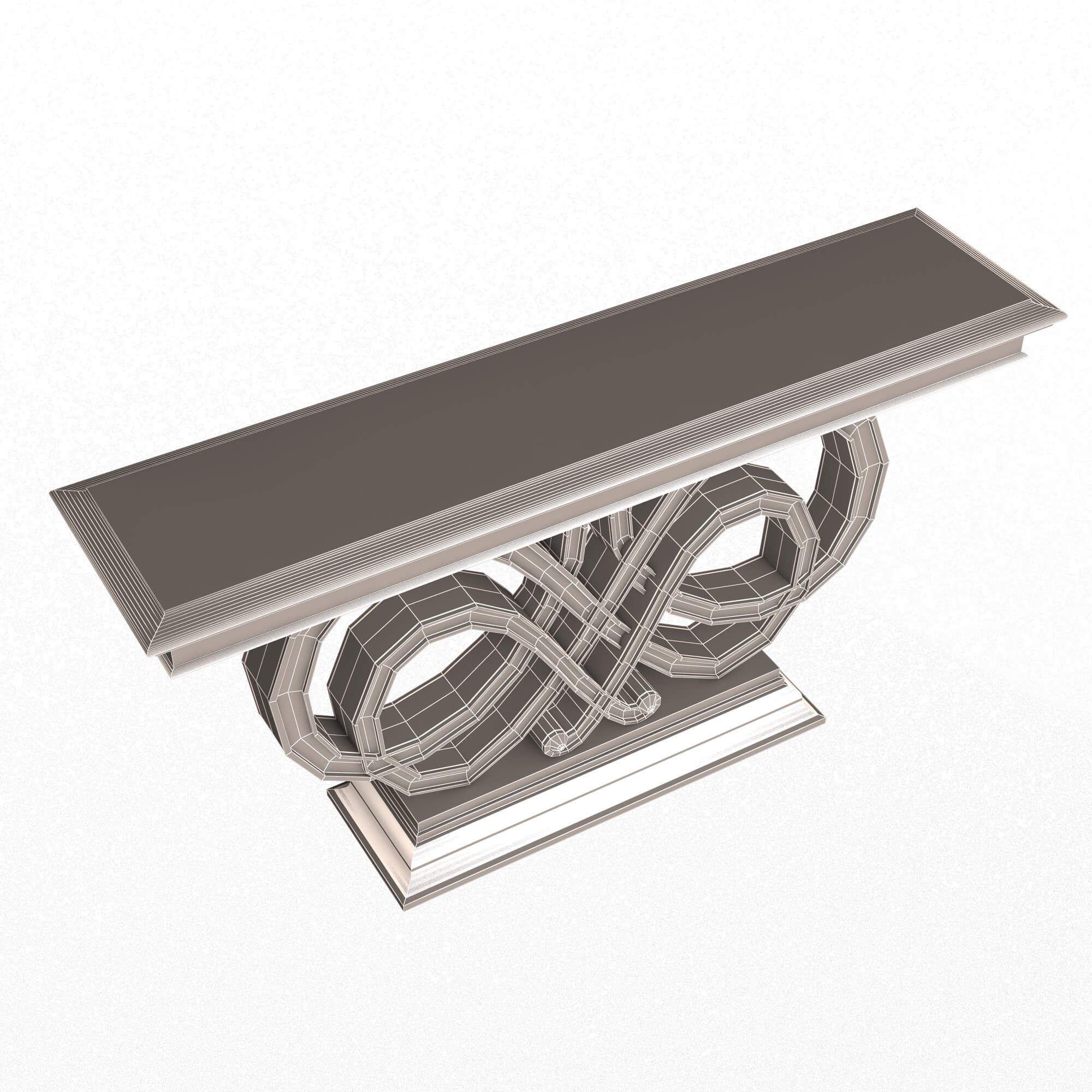 Luxury Console Table 03 - 3D Model by KhaganFX