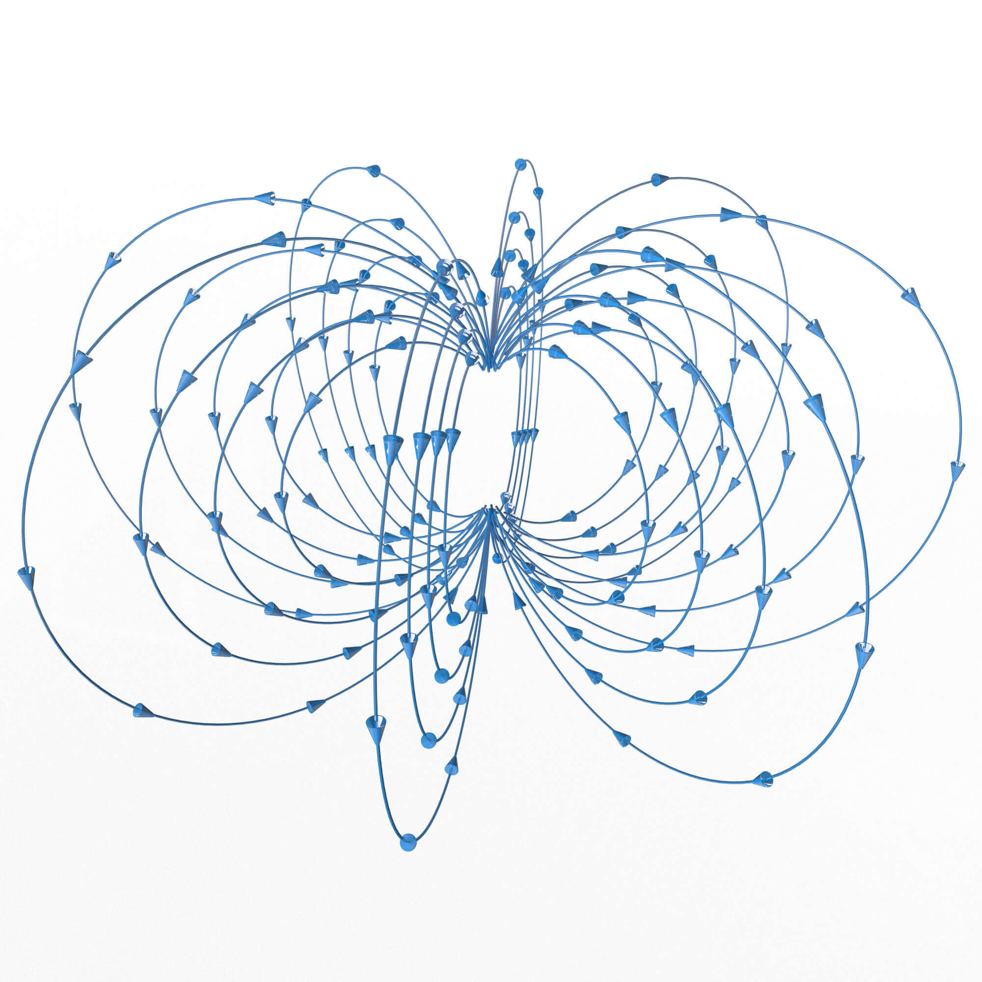 Magnetic Field - 3D Model by KhaganFX