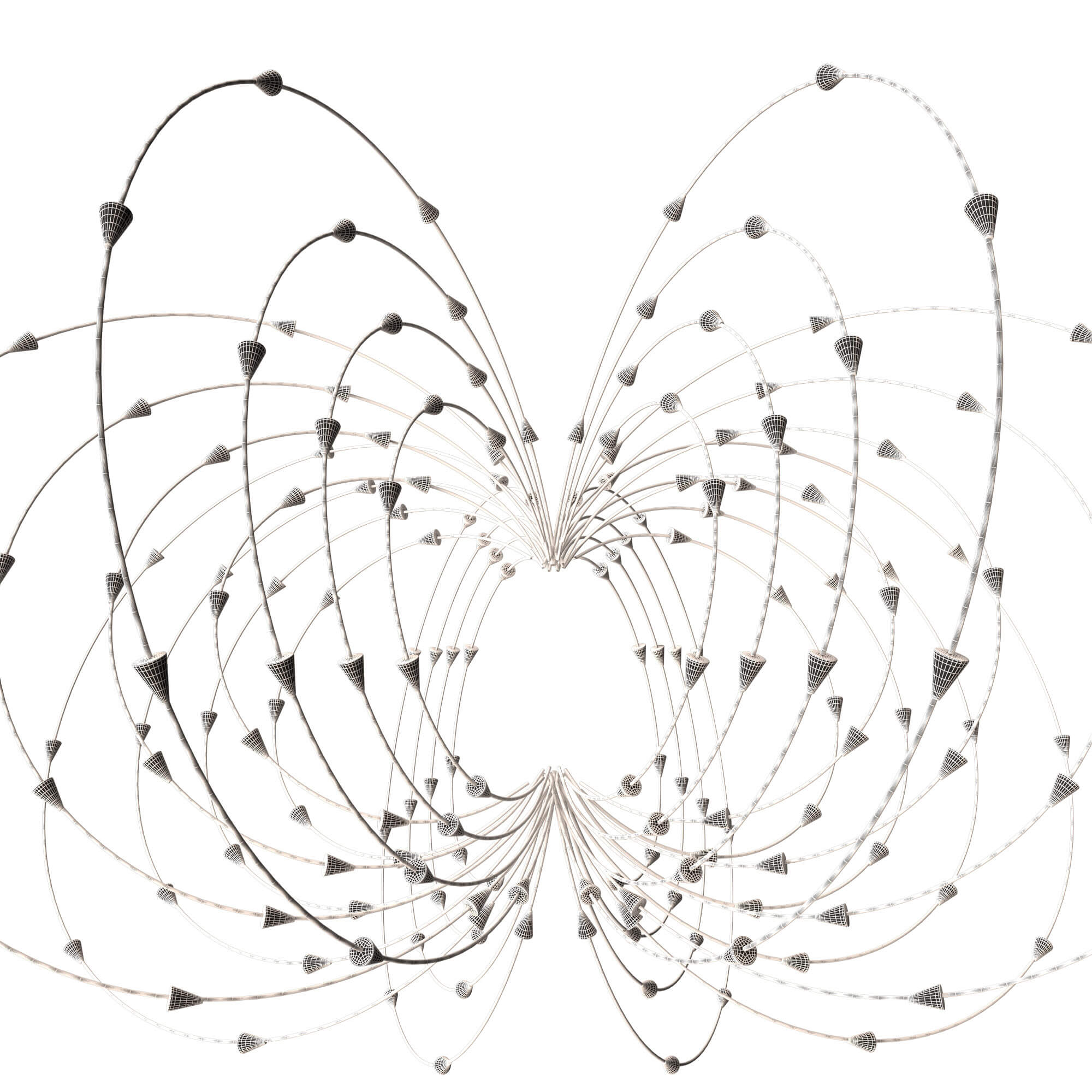 Magnetic Field - 3D Model by KhaganFX