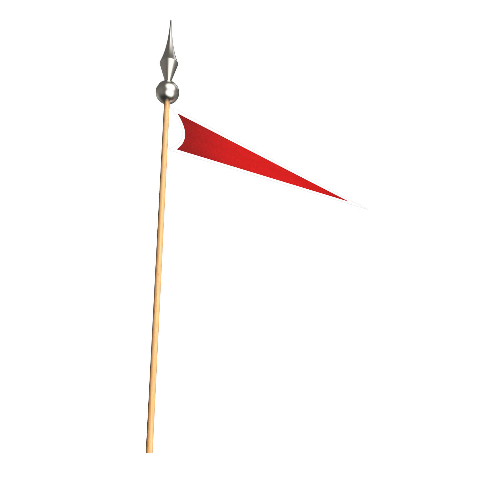 Medieval Long Flag - 3D Model by KhaganFX