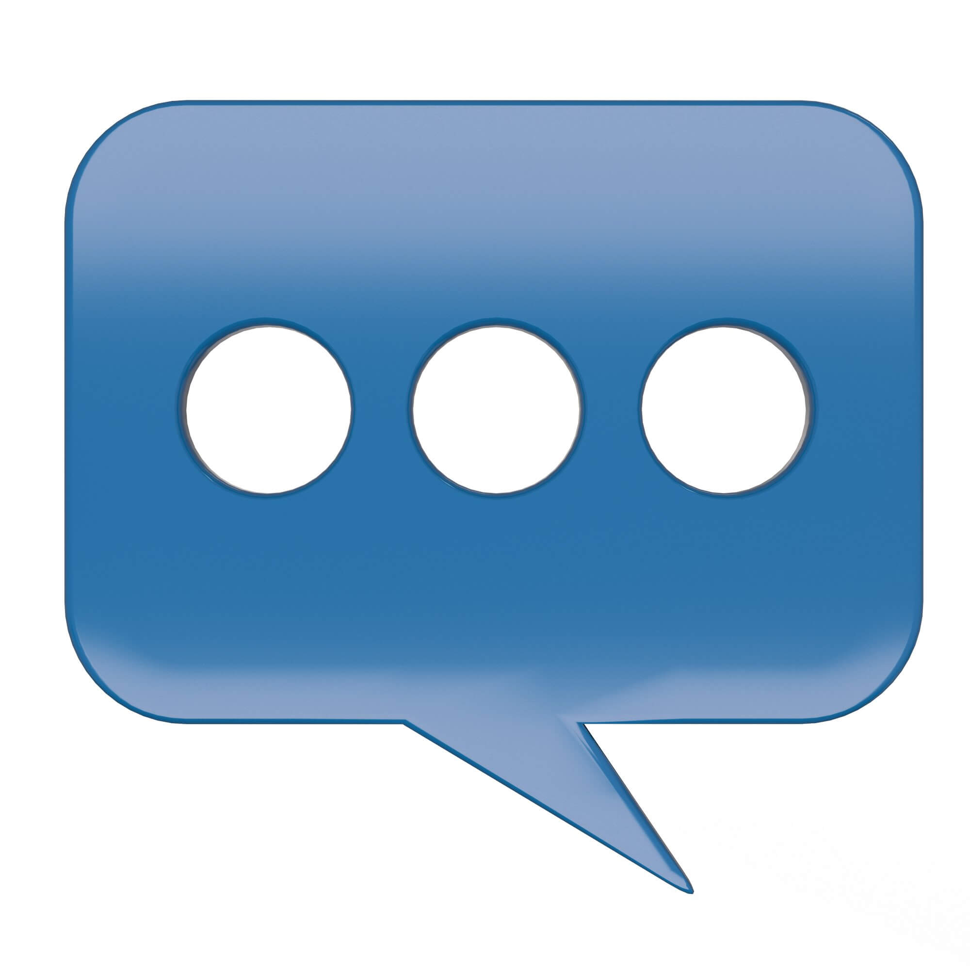 Message Symbol - 3D Model by KhaganFX