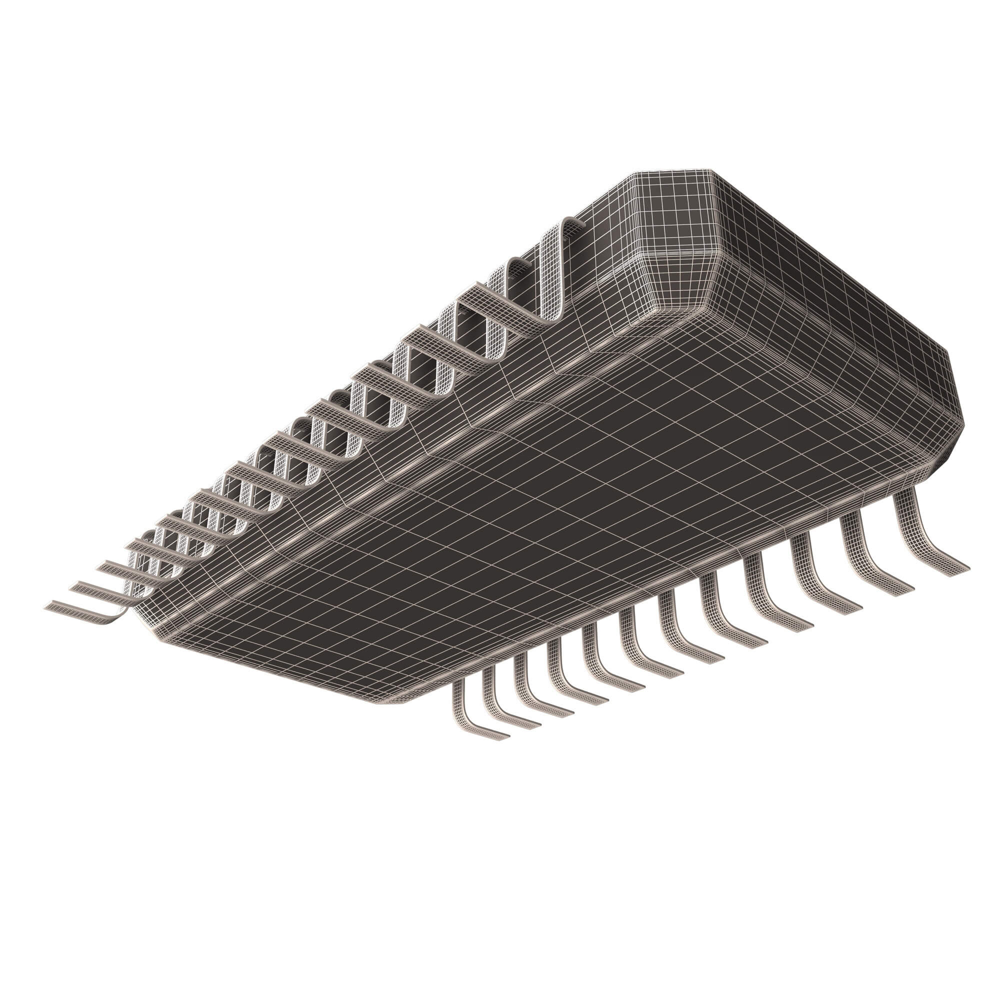 Microchip - 3D Model by KhaganFX