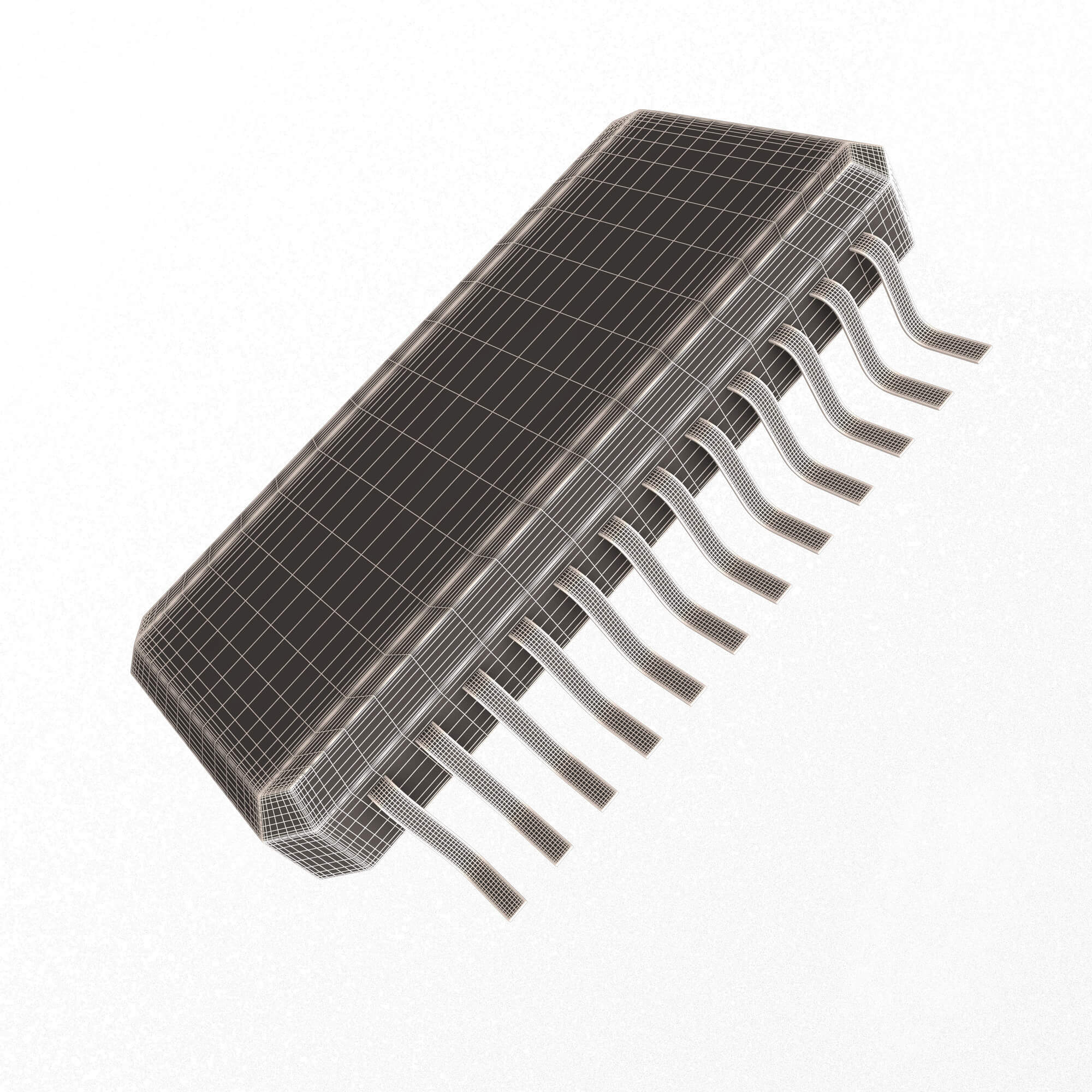 Microchip - 3D Model by KhaganFX