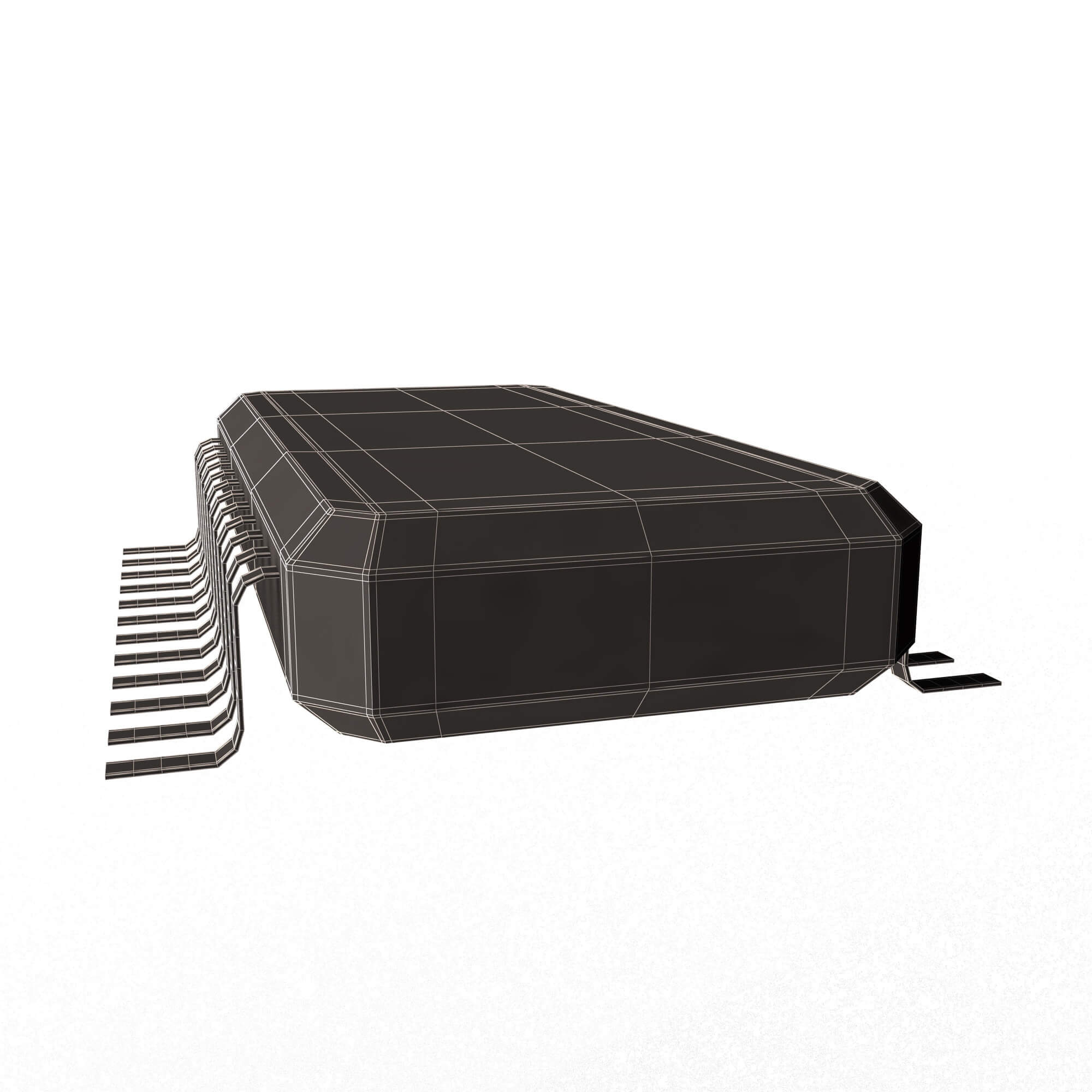 Microchip - 3D Model by KhaganFX