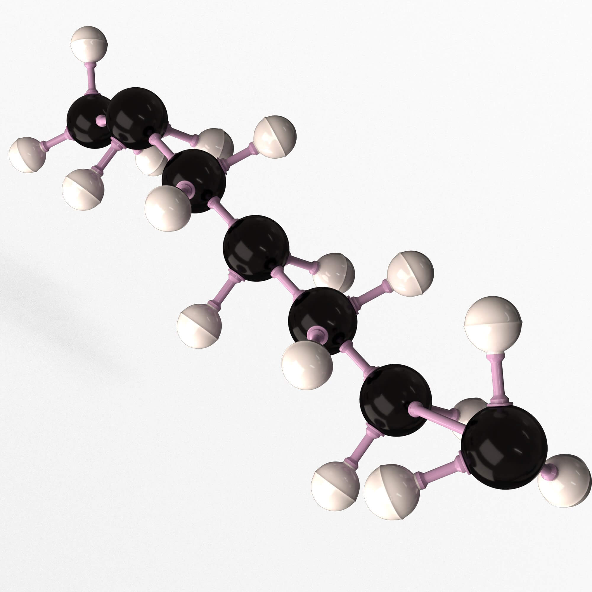 Octane Molecule - 3D Model by KhaganFX