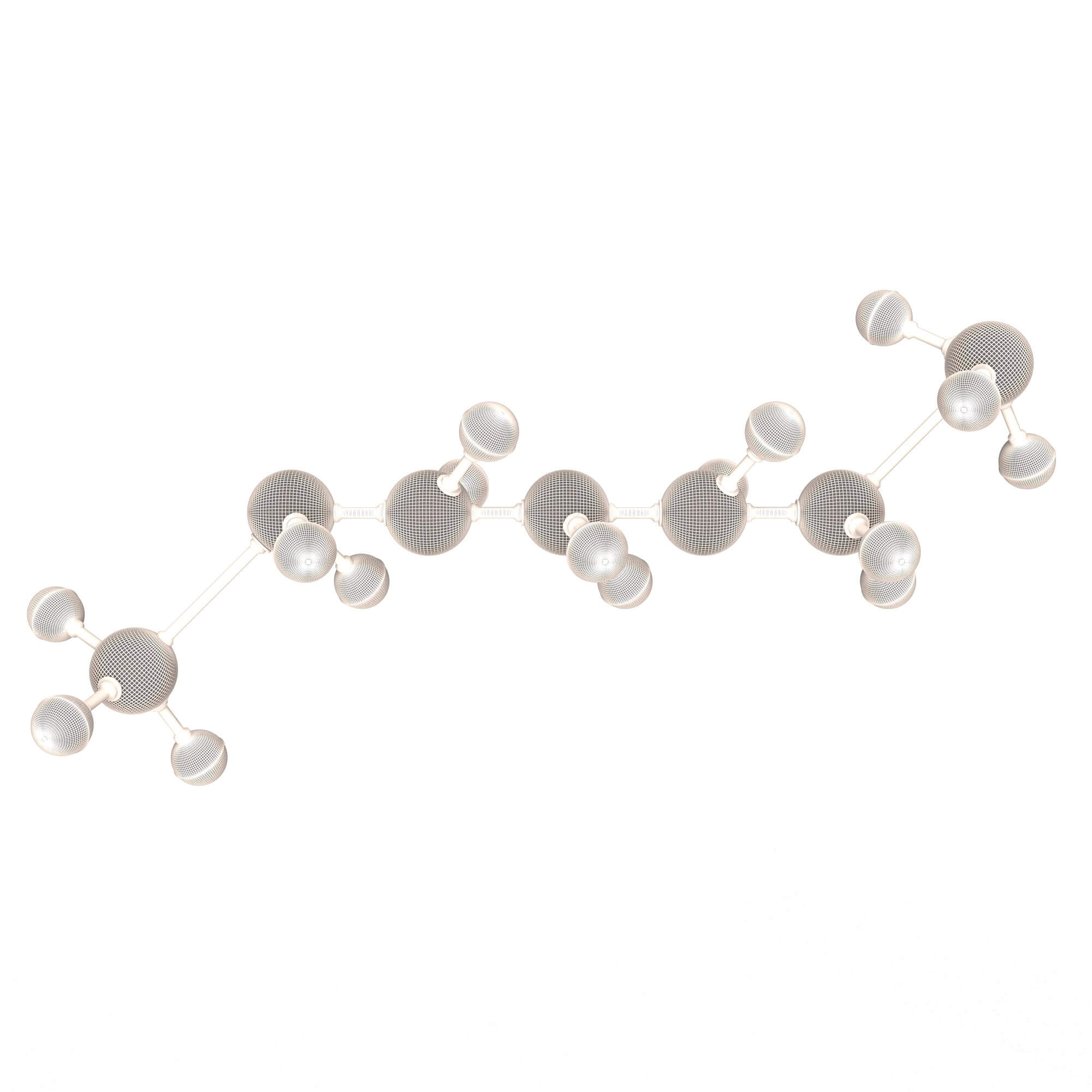 Octane Molecule - 3D Model by KhaganFX