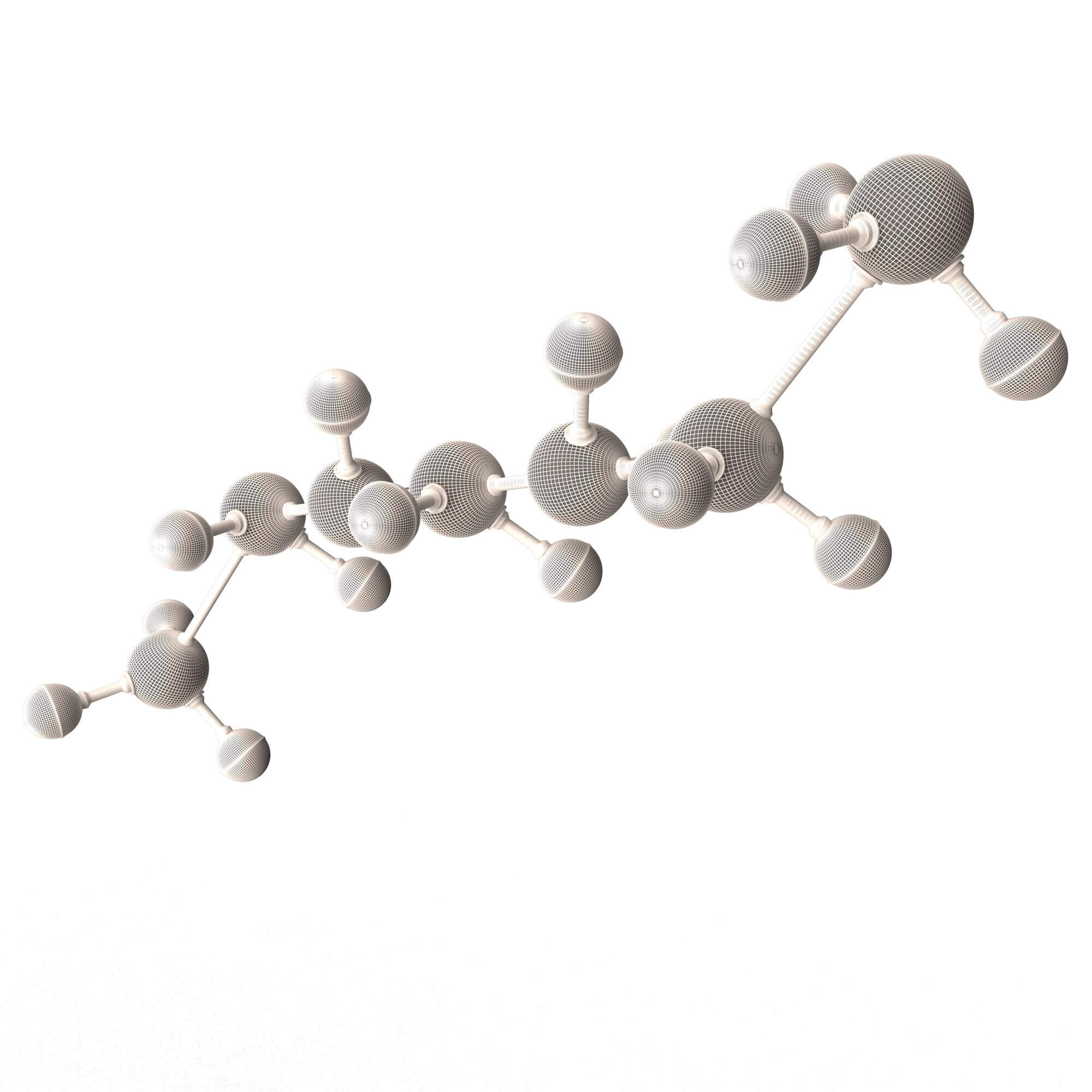 Octane Molecule - 3D Model by KhaganFX