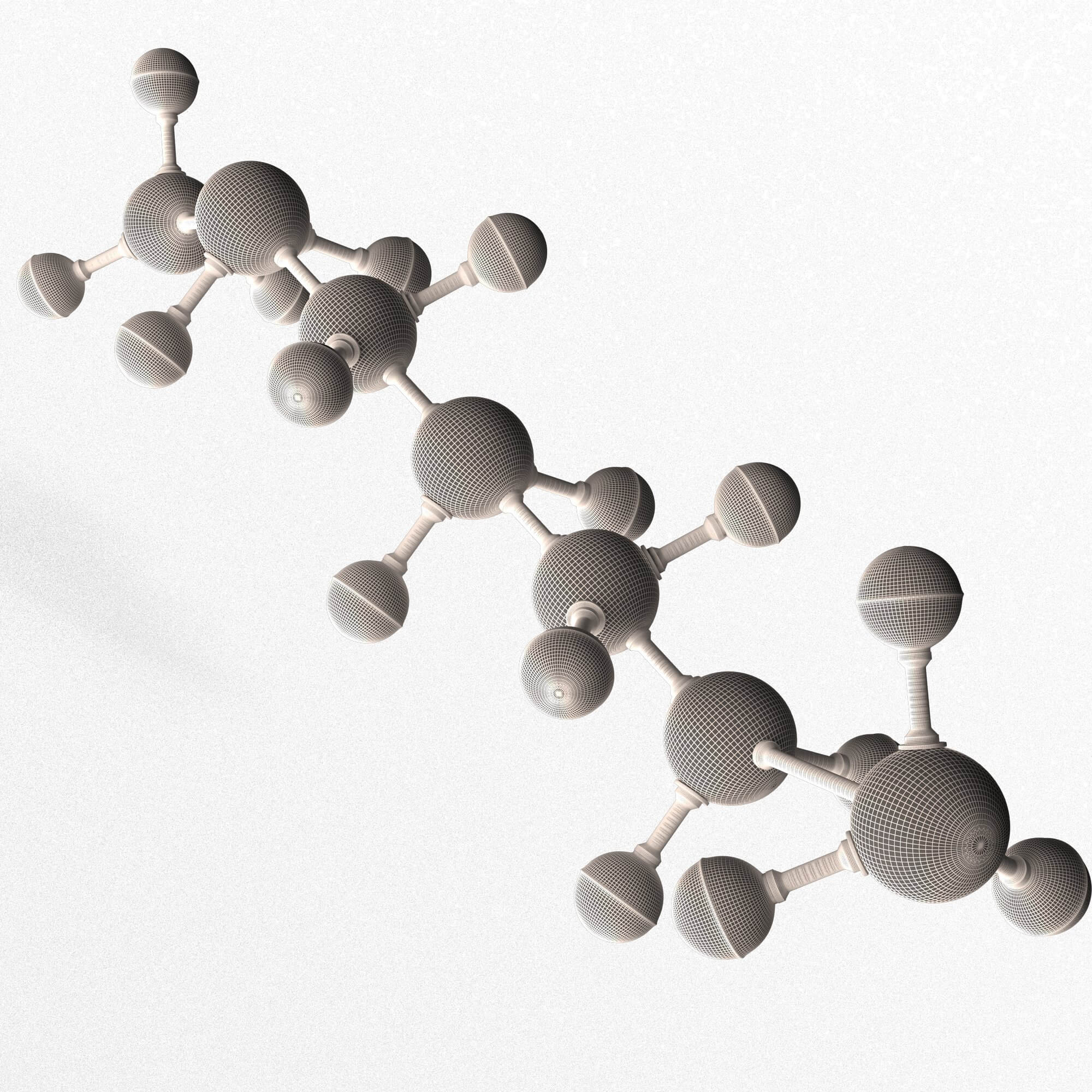 Octane Molecule - 3D Model by KhaganFX