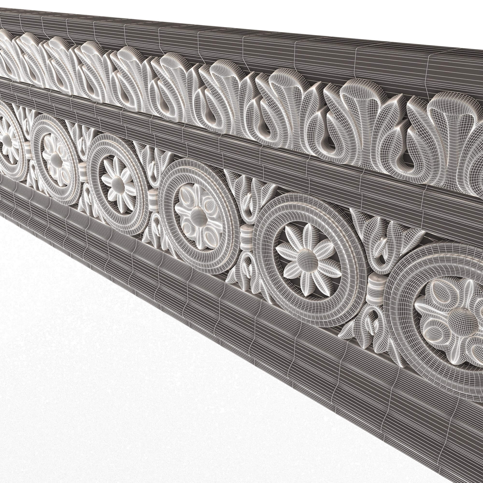 Ornament Element Molding 011 - 3D Model by KhaganFX