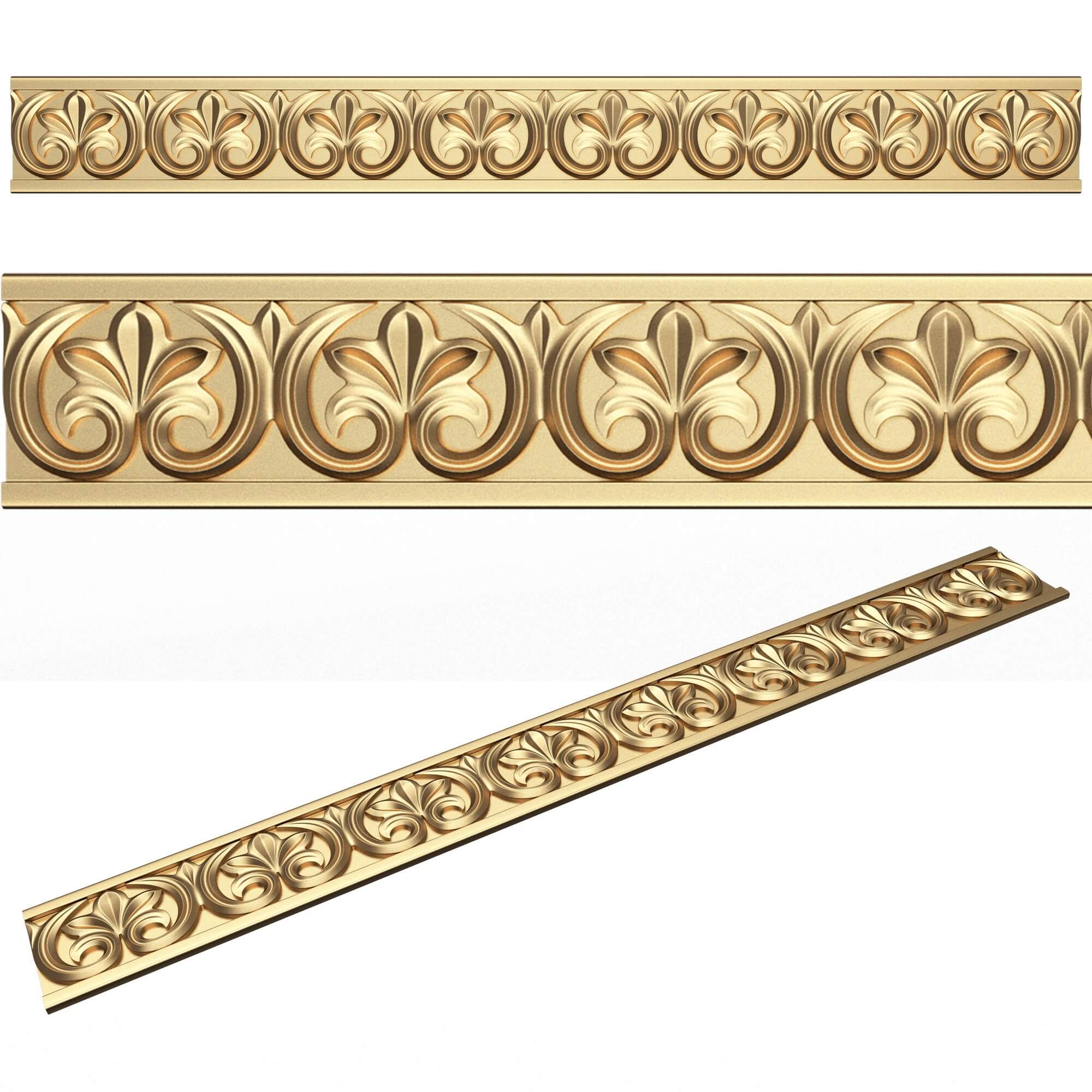 Ornament Element Molding 07 - 3D Model by KhaganFX