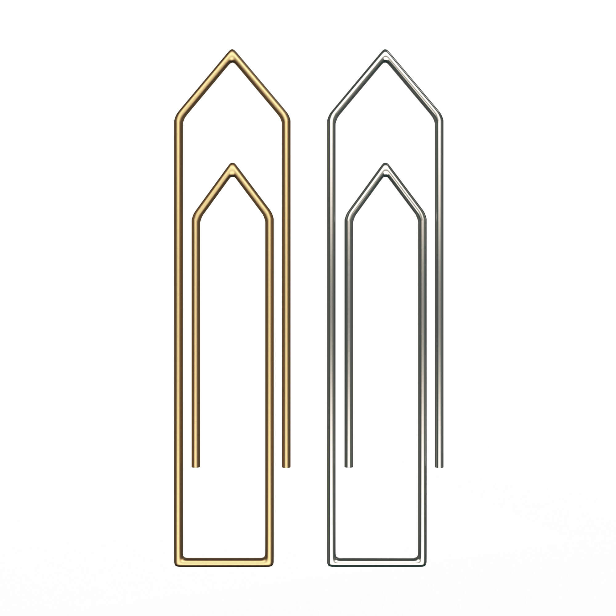 Boat Shape Paper Clip - 3D Model by KhaganFX