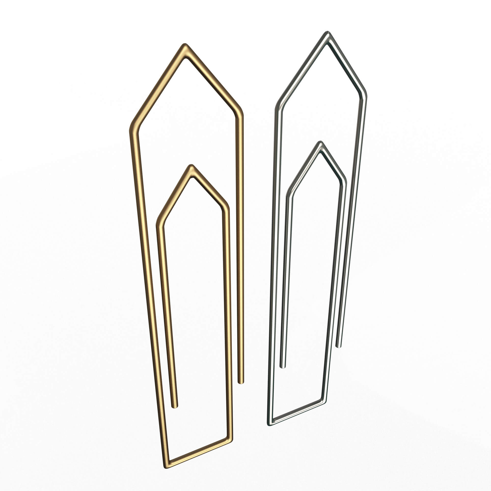Boat Shape Paper Clip - 3D Model by KhaganFX