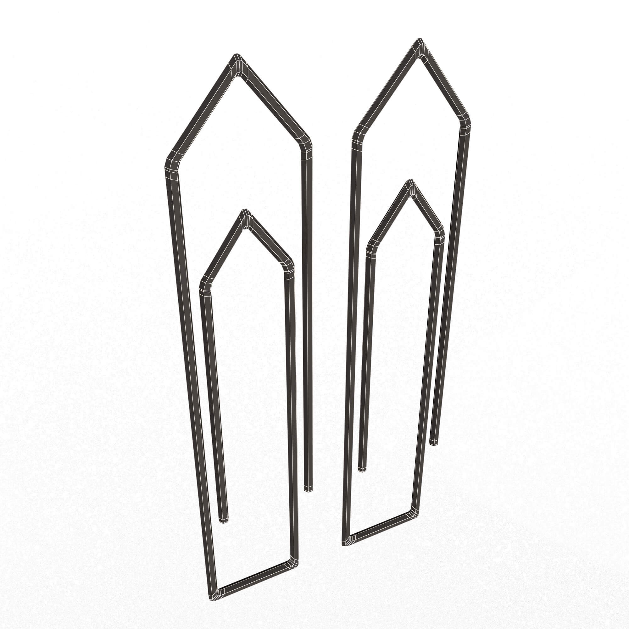 Boat Shape Paper Clip - 3D Model by KhaganFX