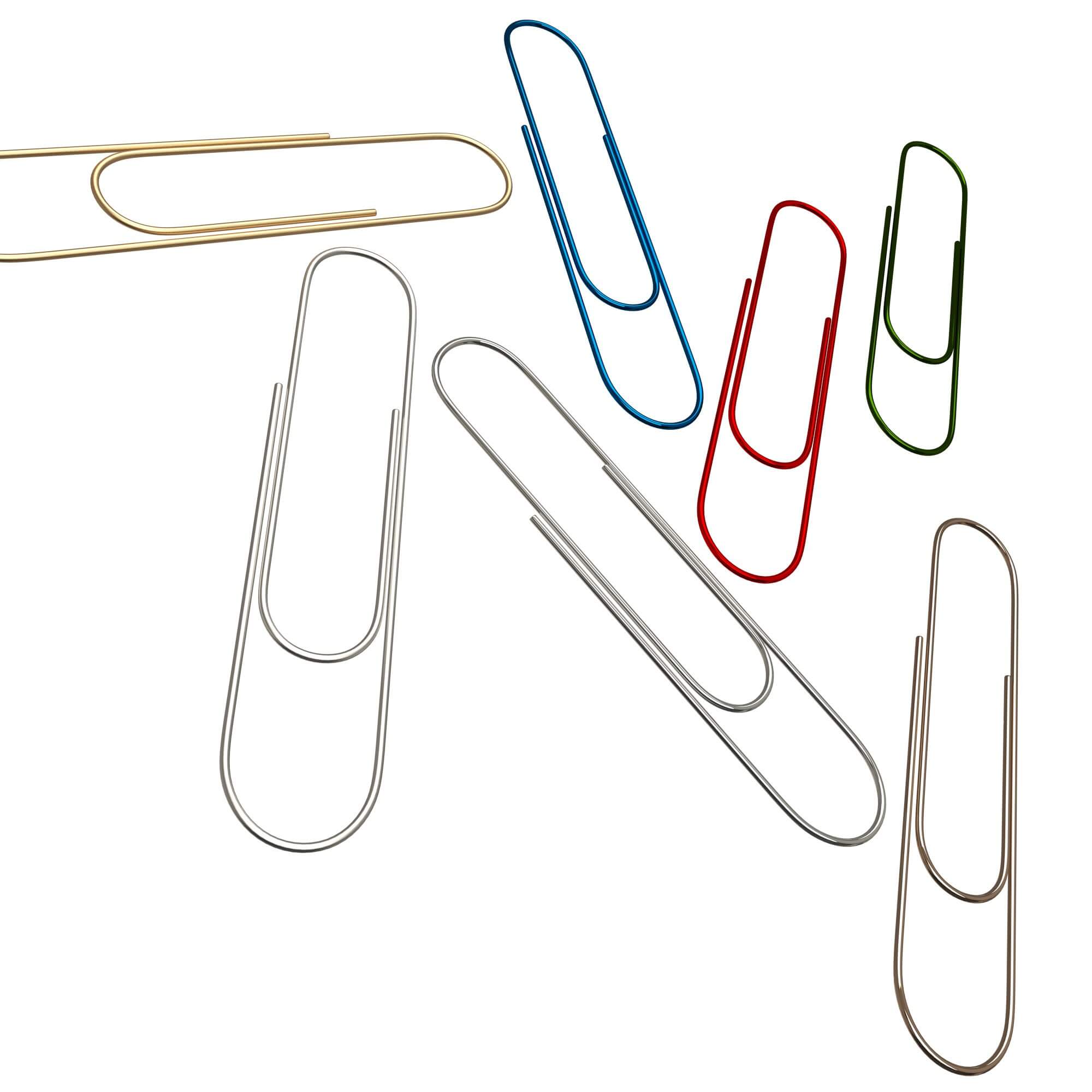 Paper Clips - 3D Model by KhaganFX