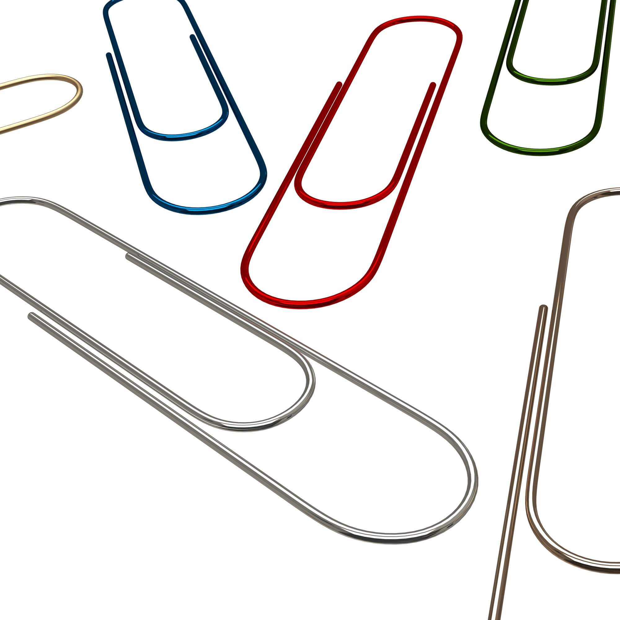 Paper Clips - 3D Model by KhaganFX