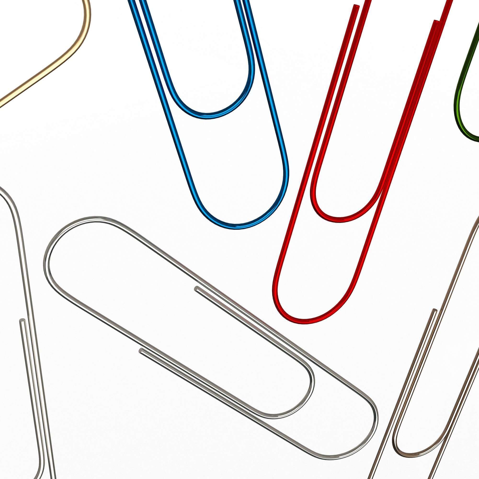 Paper Clips - 3D Model by KhaganFX