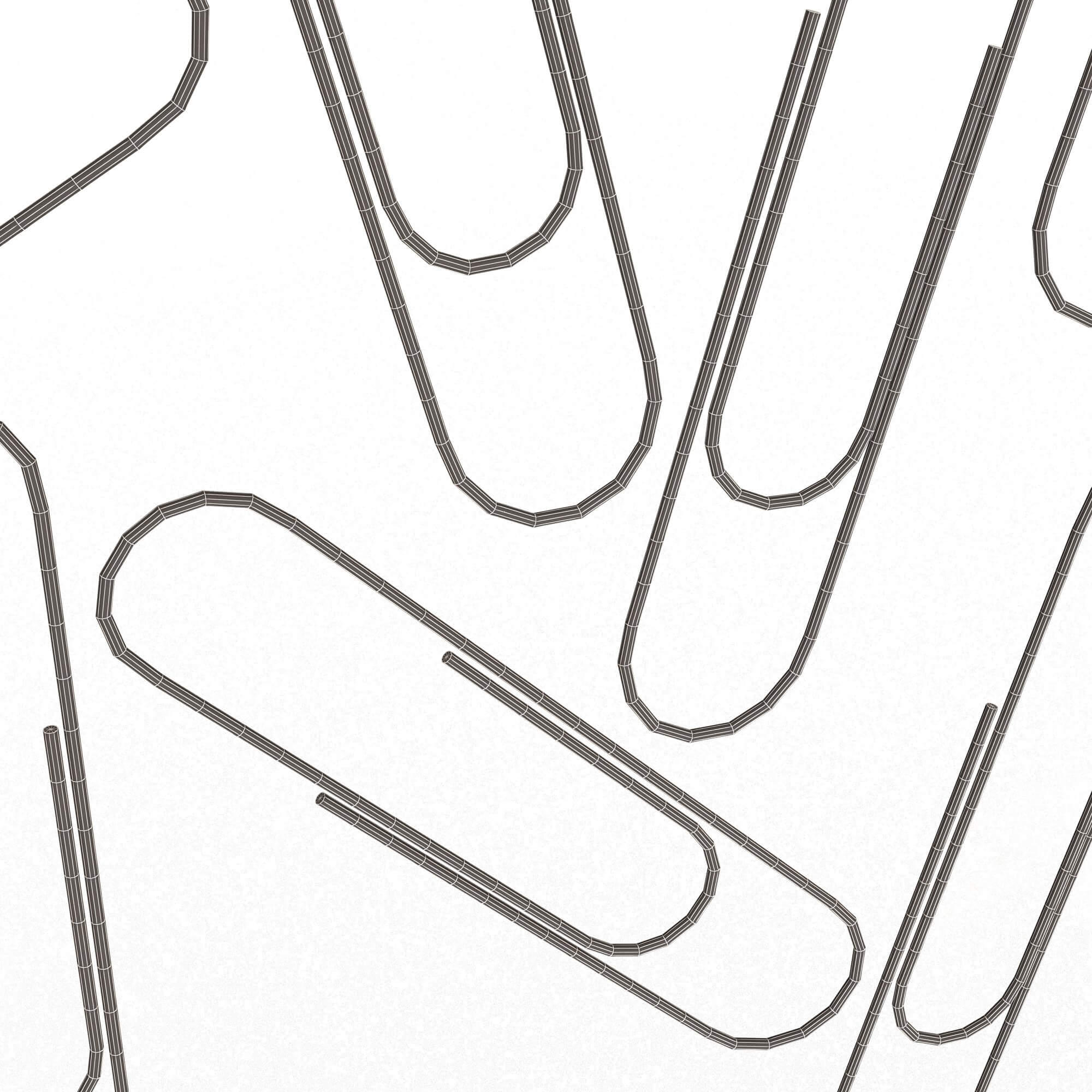 Paper Clips - 3D Model by KhaganFX