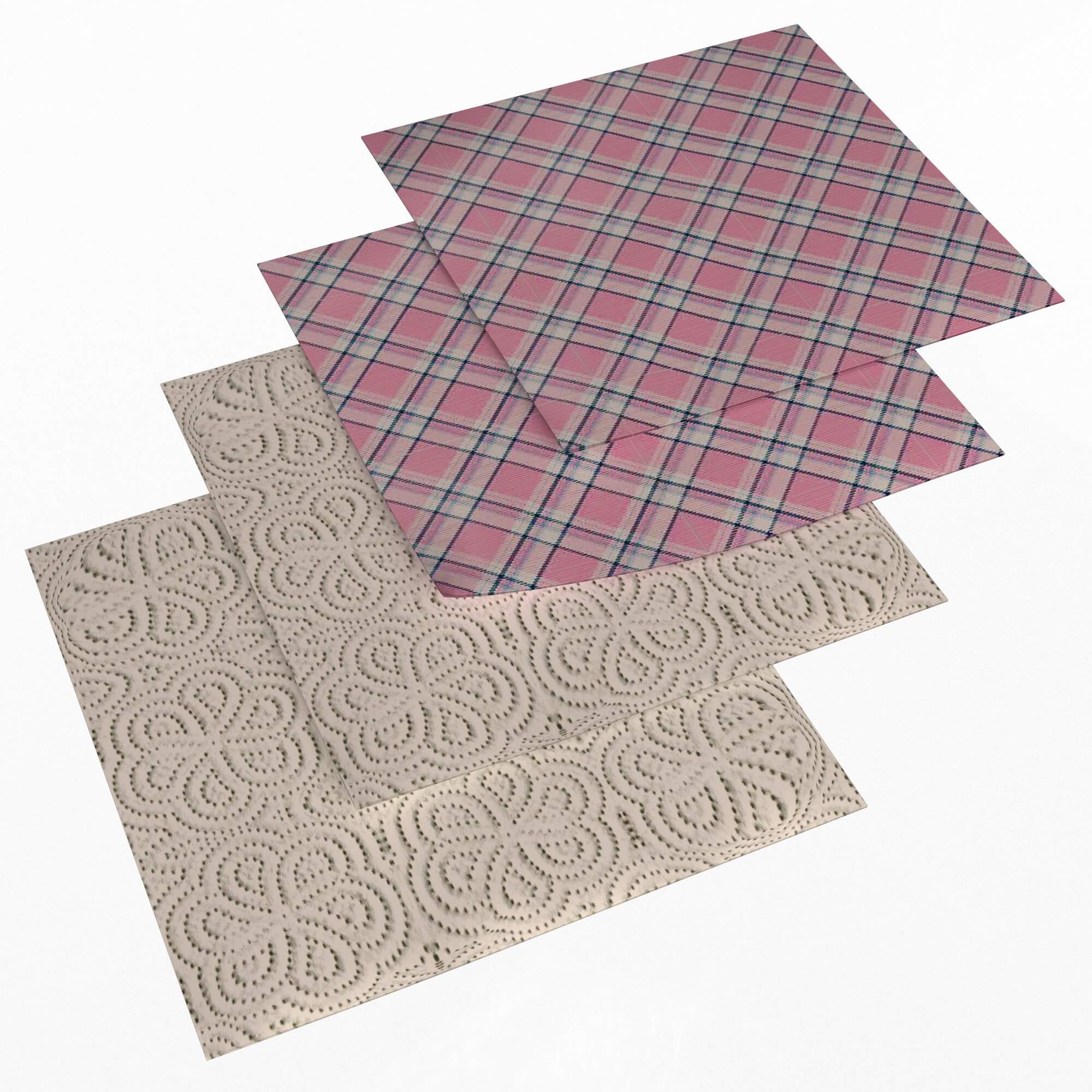 Paper Napkin - 3D Model by KhaganFX