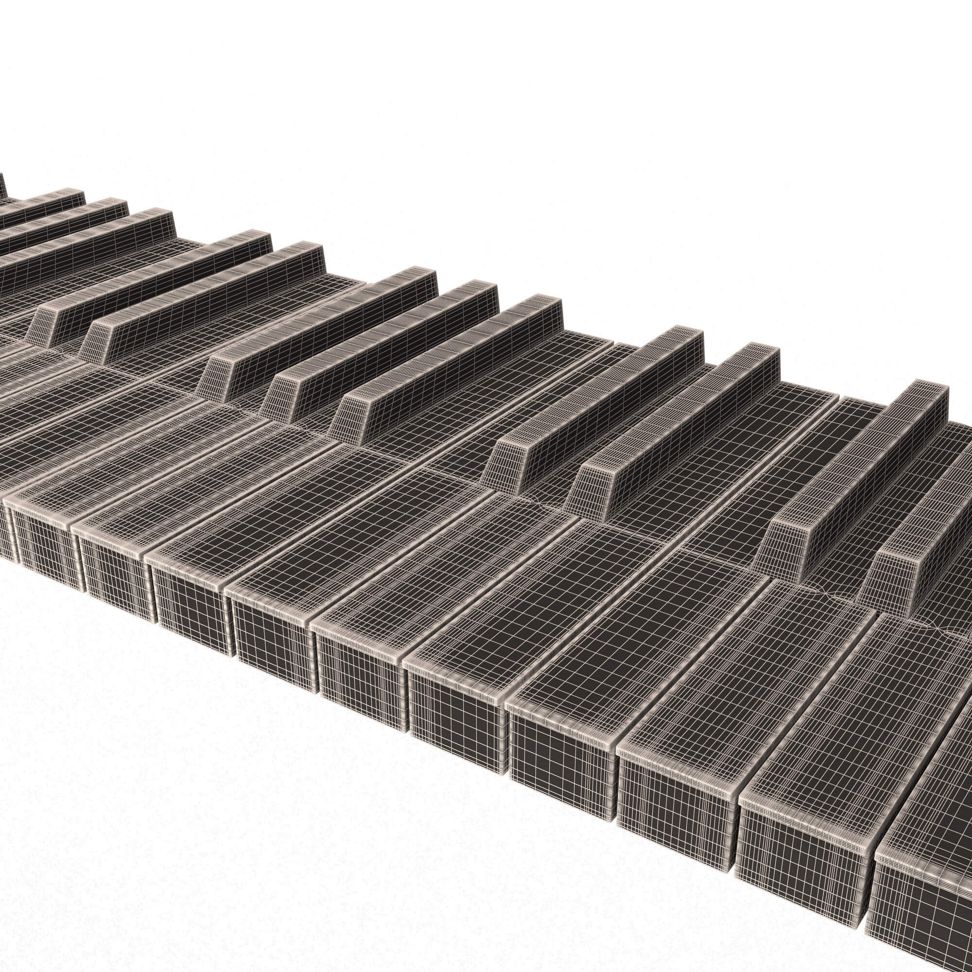 Piano Key - 3D Model by KhaganFX