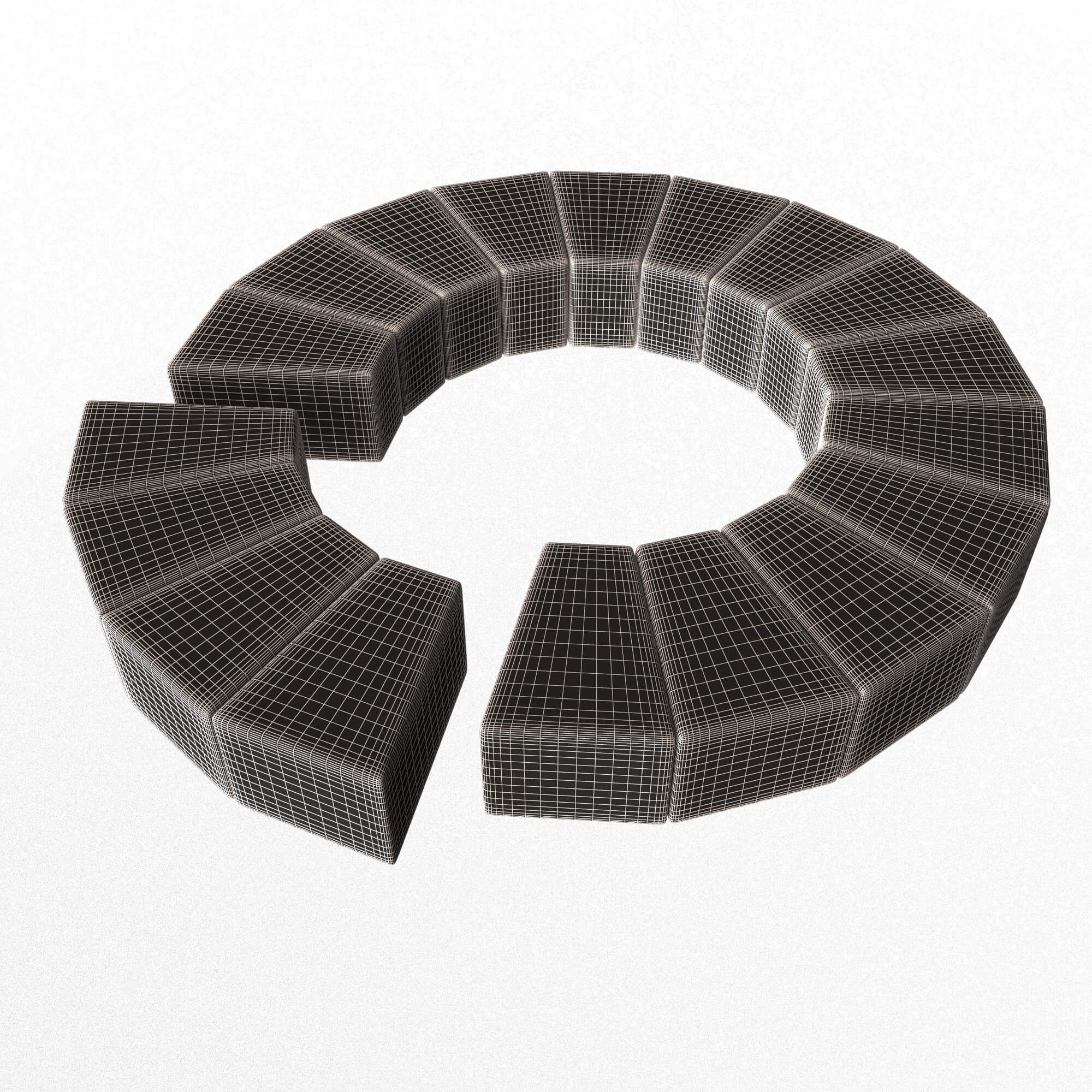 Pie Chart and Graph Collection - 3D Model by KhaganFX