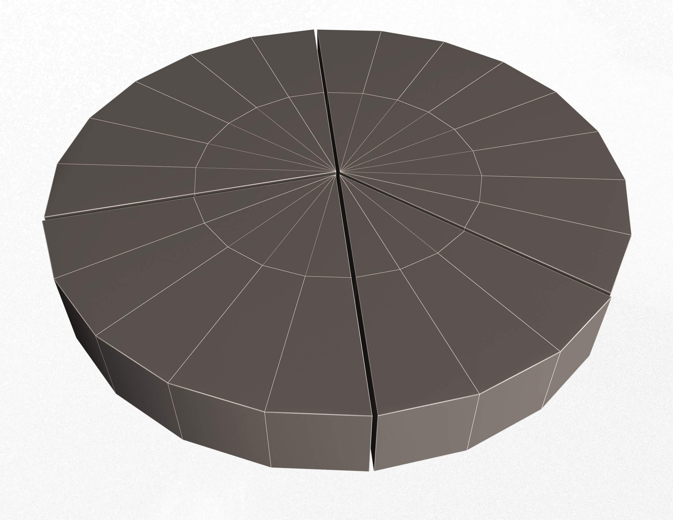 Pie Graph - 3D Model by KhaganFX