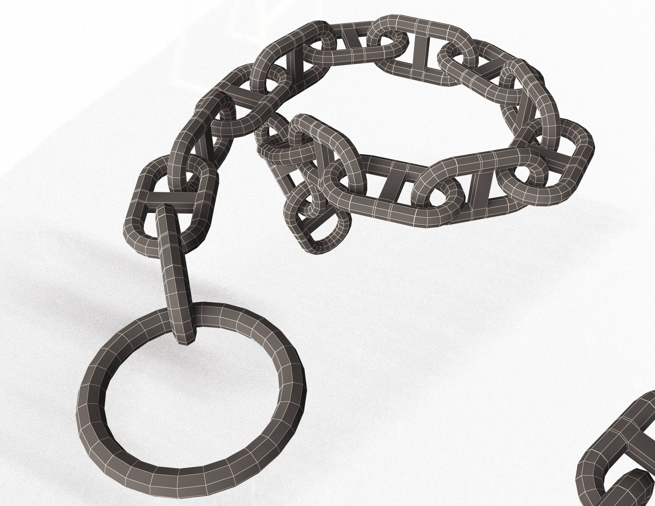 Ship Anchor Chain - 3D Model by KhaganFX