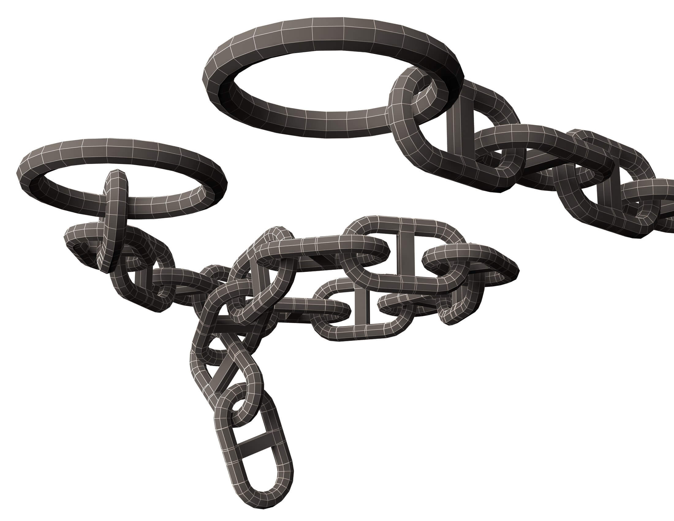 Ship Anchor Chain - 3D Model by KhaganFX