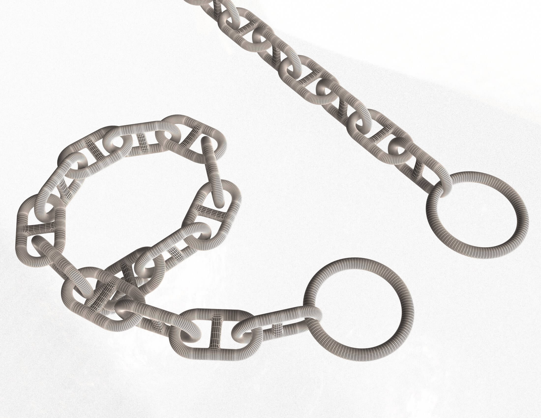 Ship Anchor Chain - 3D Model by KhaganFX