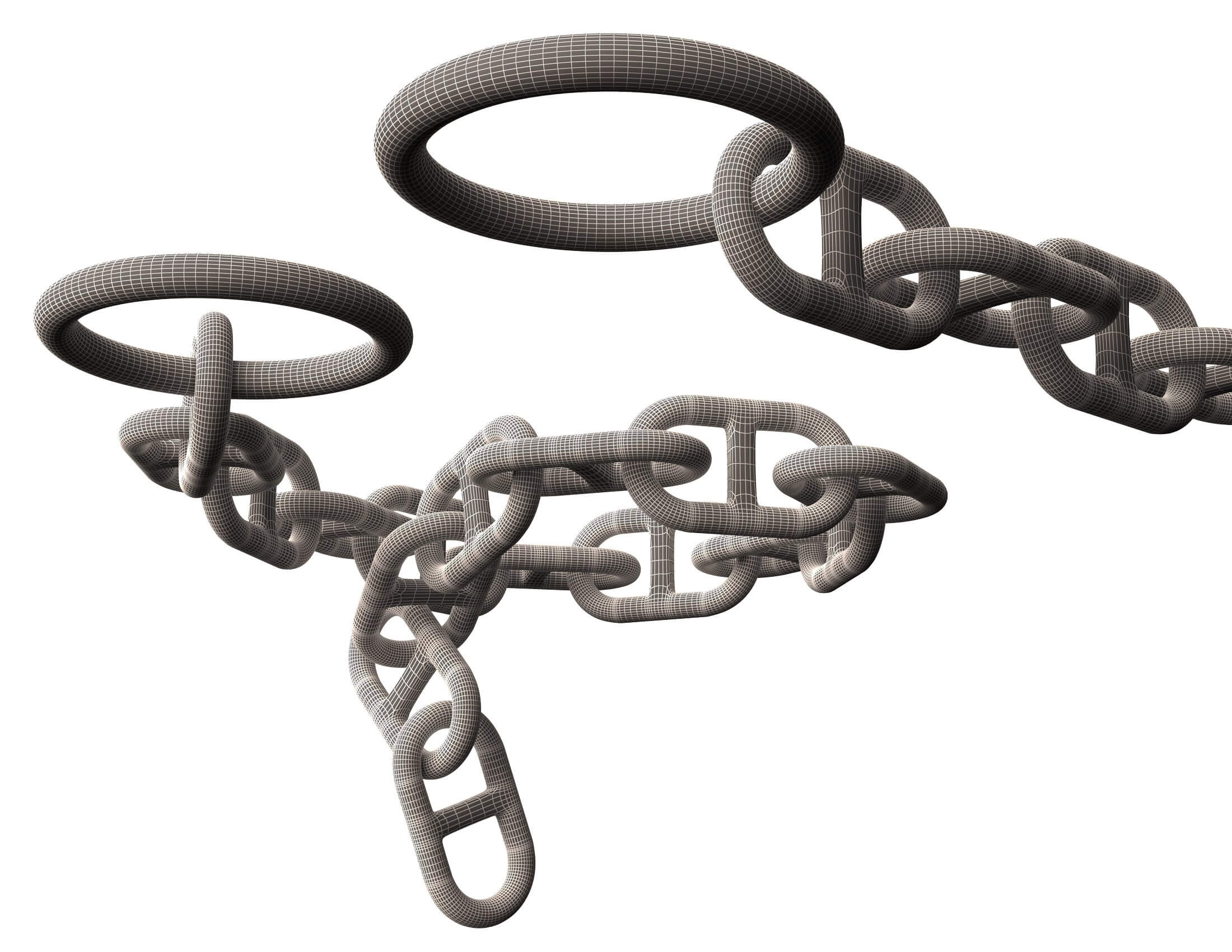 Ship Anchor Chain - 3D Model by KhaganFX