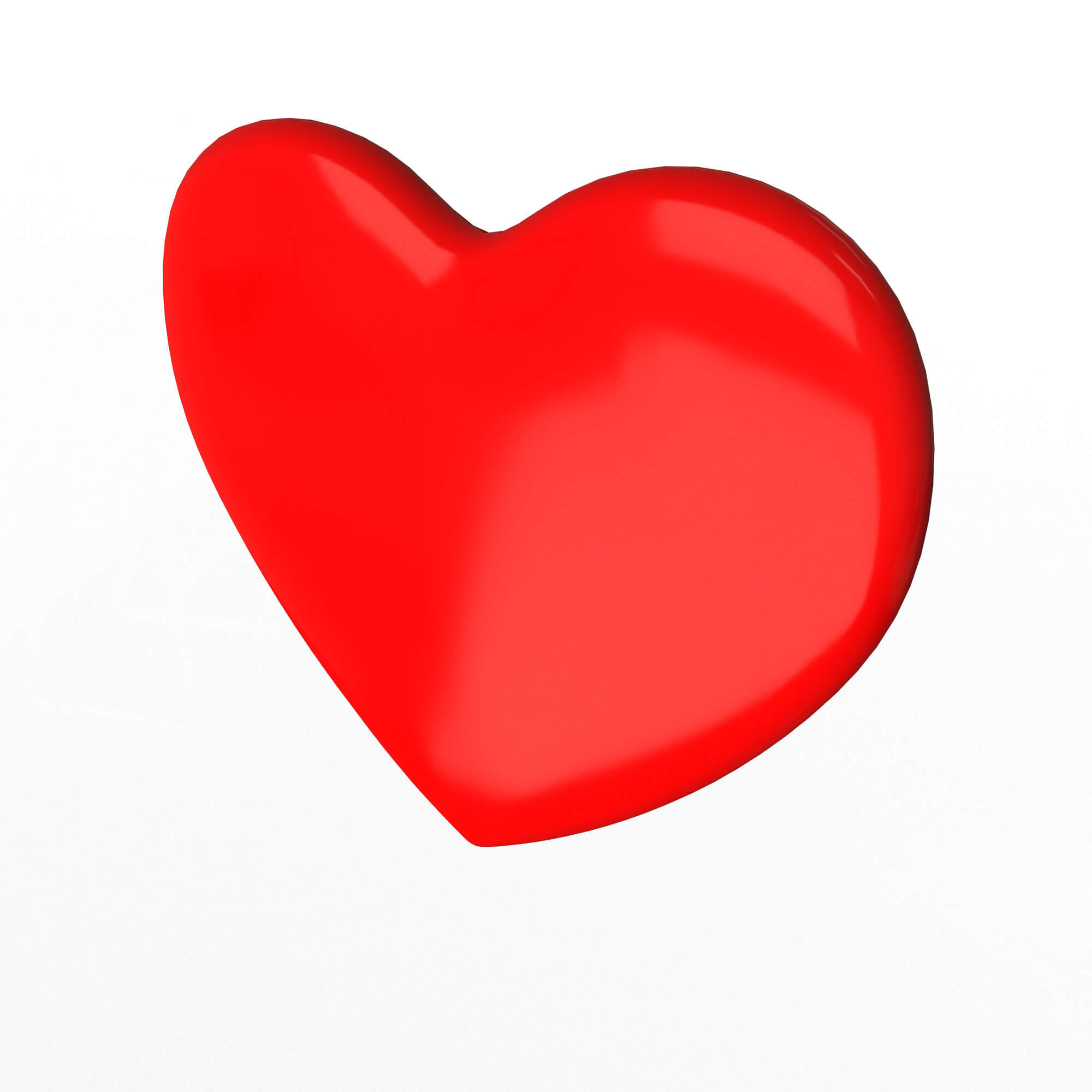 Red Heart Emoji - 3D Model by KhaganFX