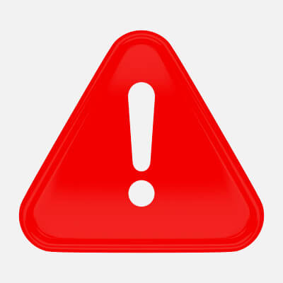 Red Warning Attention Sign - 3D Model by KhaganFX