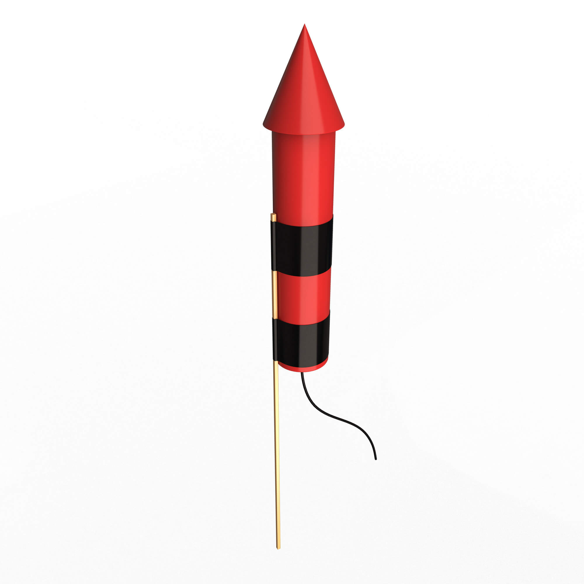 Rocket Firework - 3D Model by KhaganFX