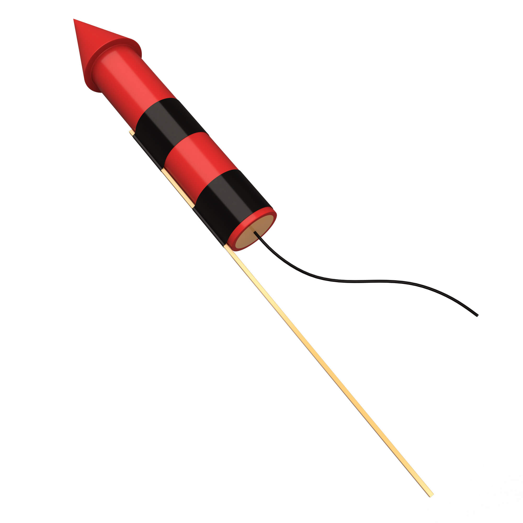 Rocket Firework - 3D Model by KhaganFX