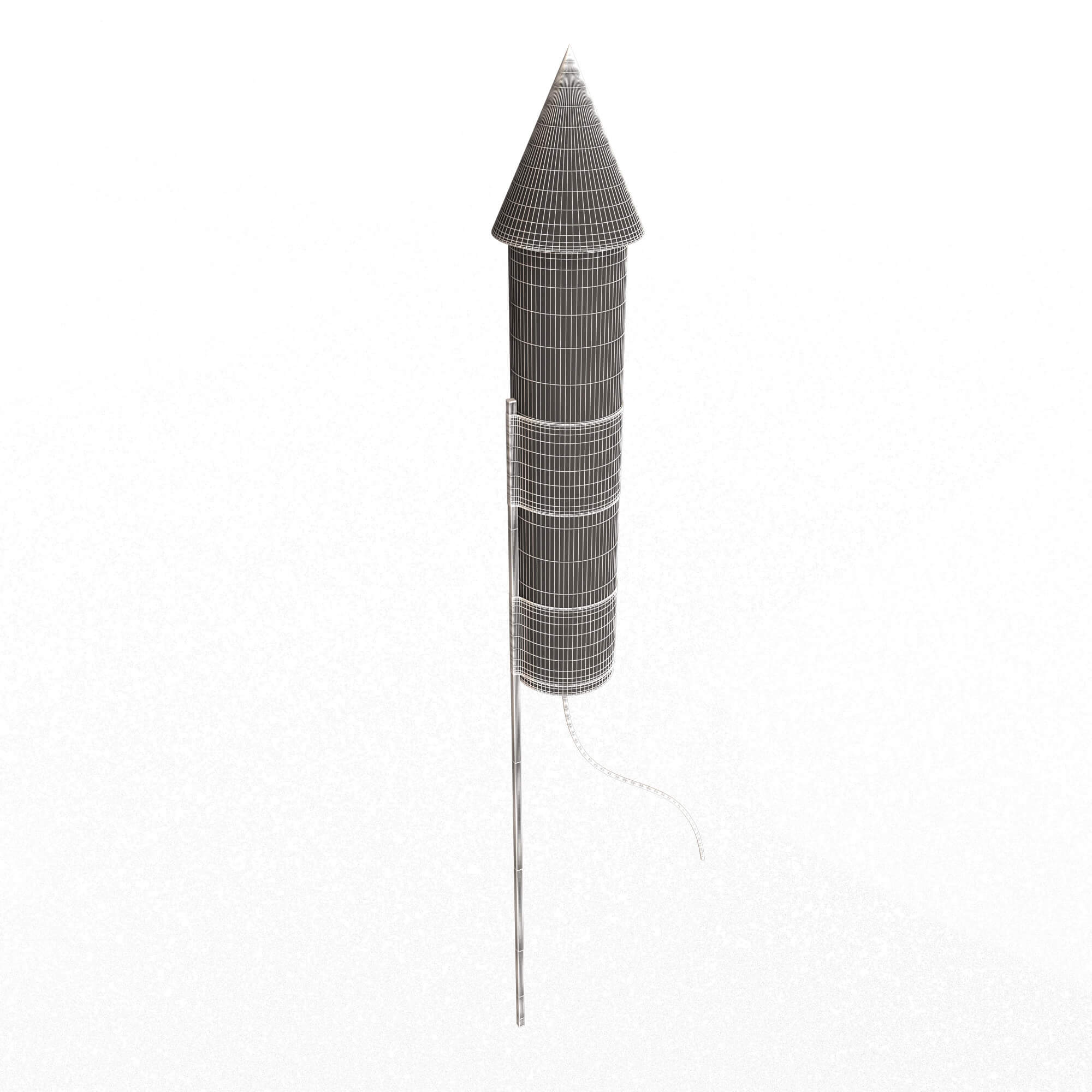 Rocket Firework - 3D Model by KhaganFX