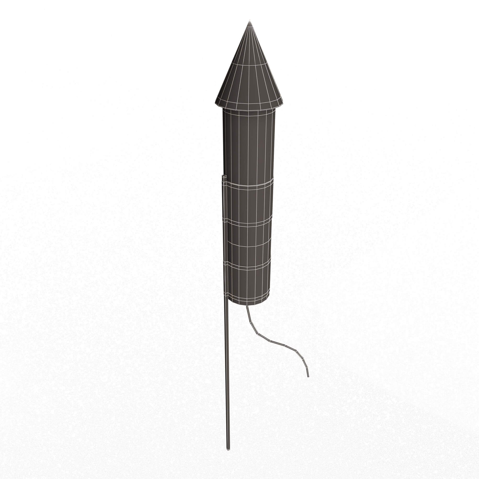 Rocket Firework - 3D Model by KhaganFX