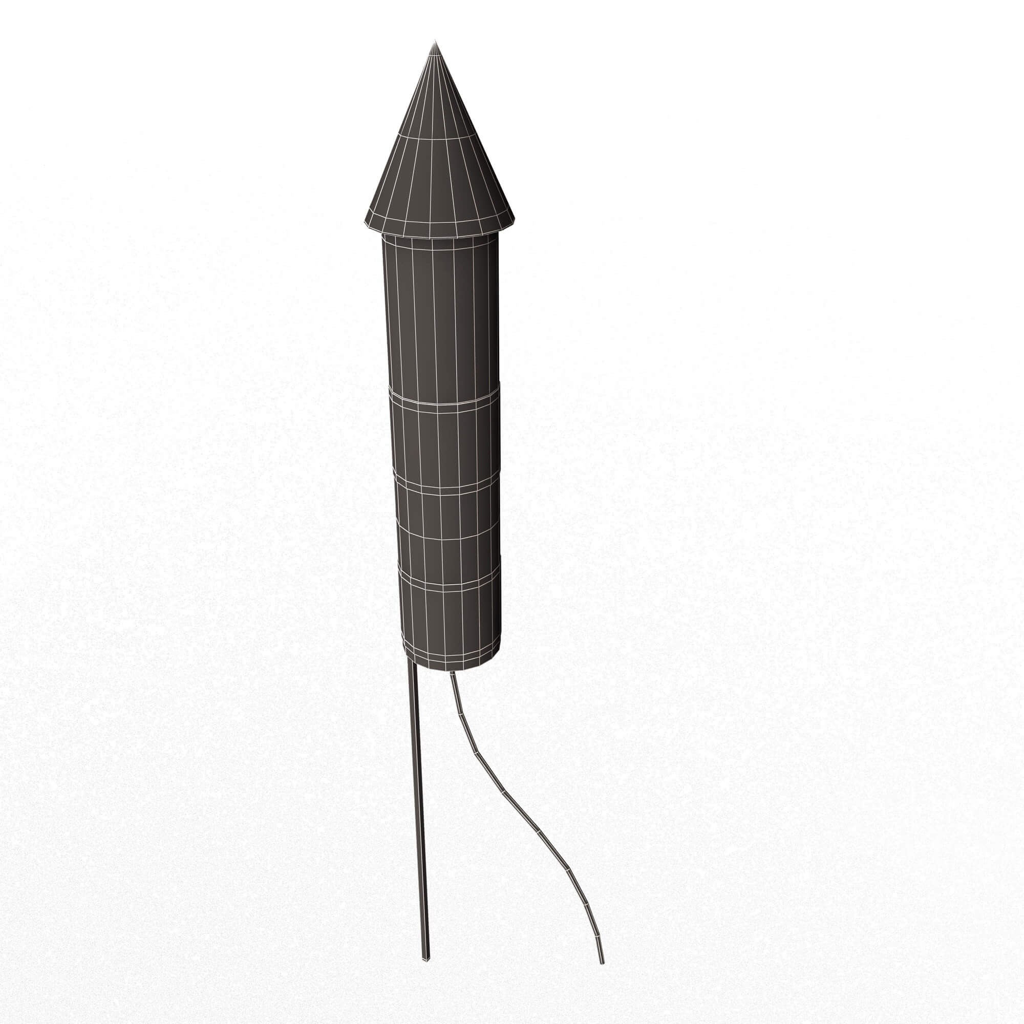 Rocket Firework - 3D Model by KhaganFX