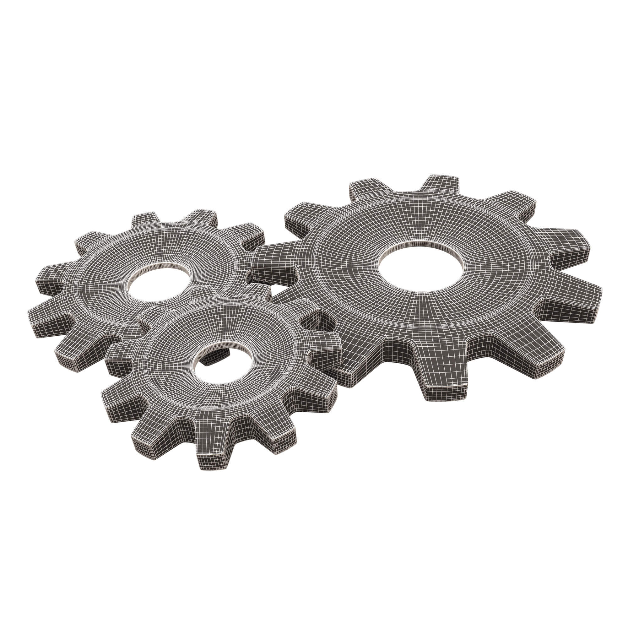 Setting Icon Cartoon - 3D Model by KhaganFX