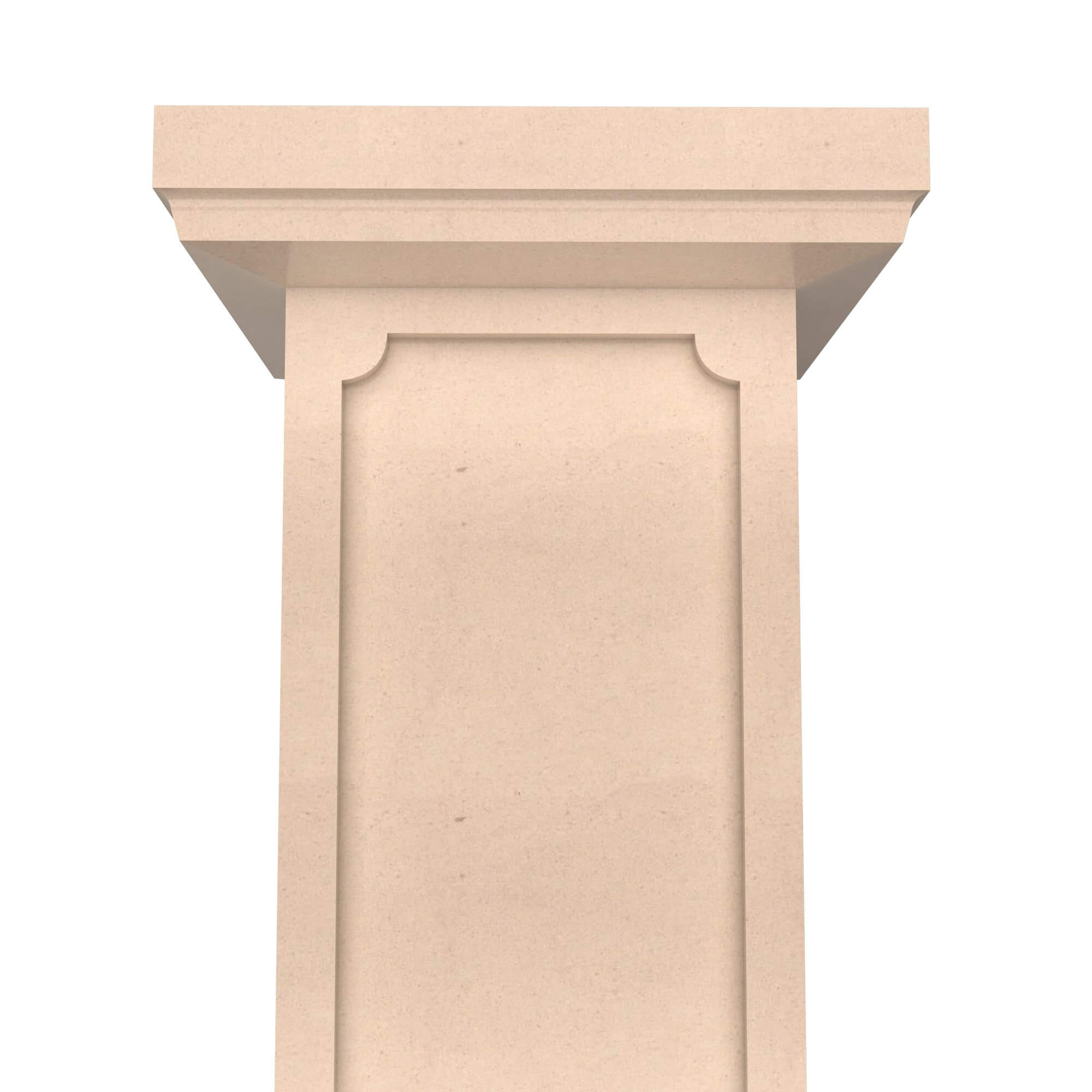 Square Column Pedestal - 3D Model by KhaganFX