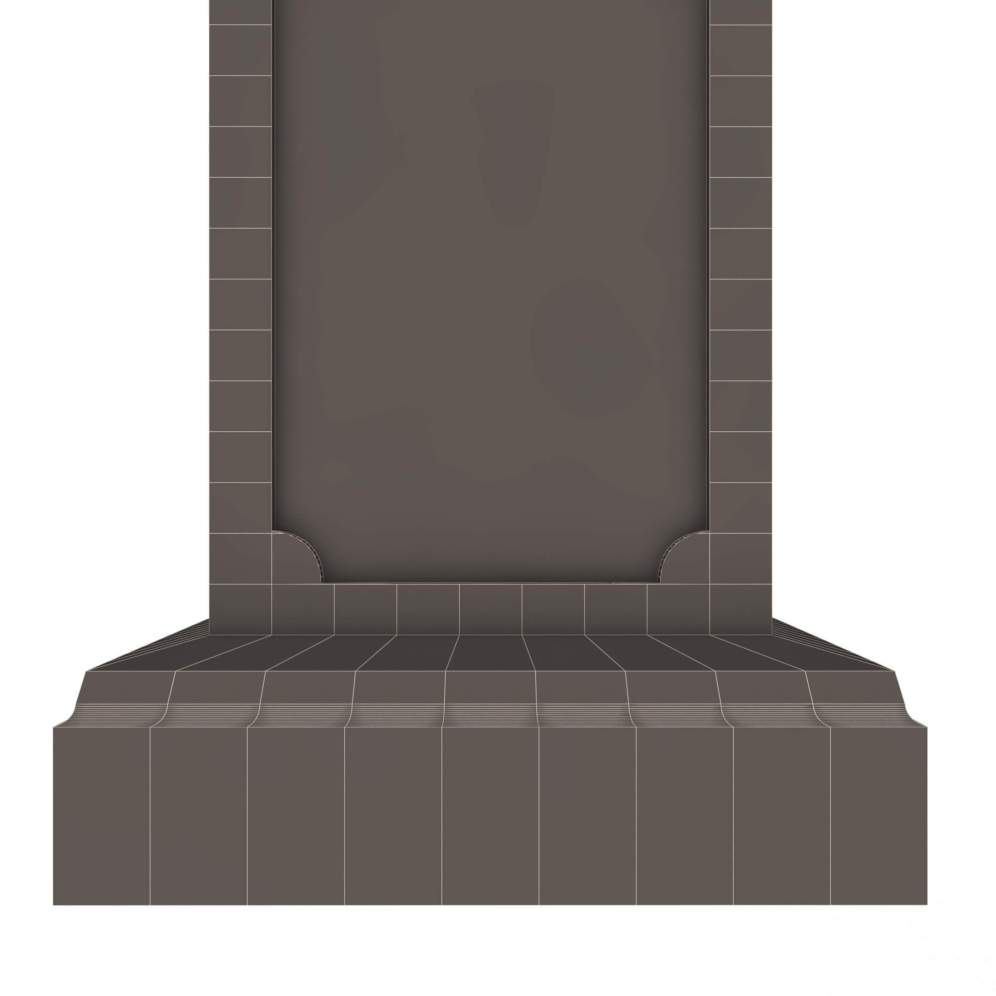 Square Column Pedestal - 3D Model by KhaganFX