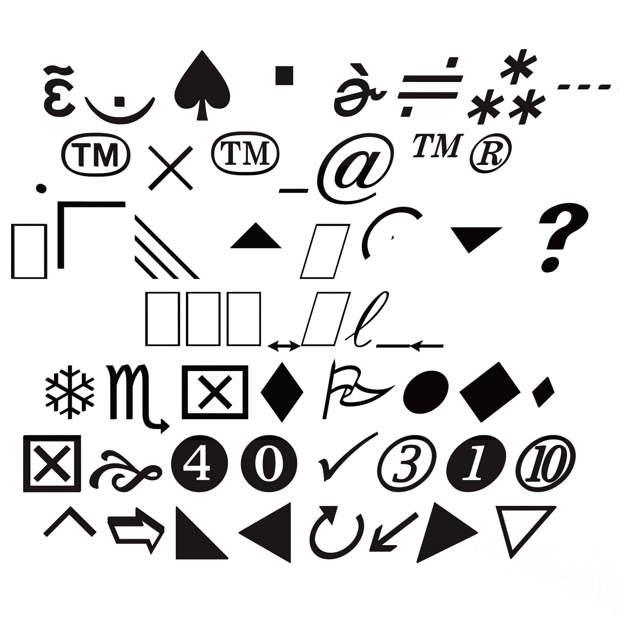 Symbols Pack 01 - 3D Model by KhaganFX