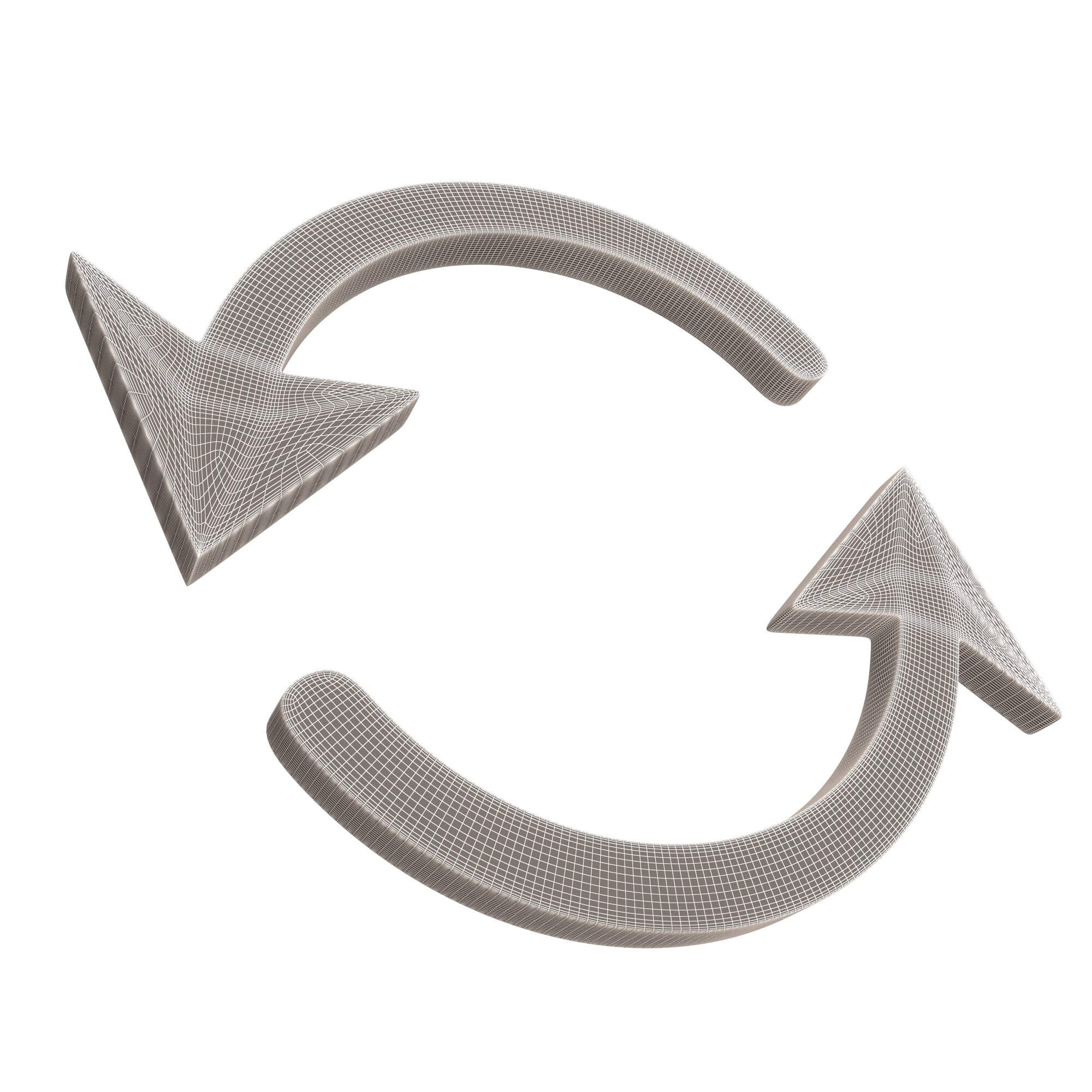 Synchronization Symbol - 3D Model by KhaganFX