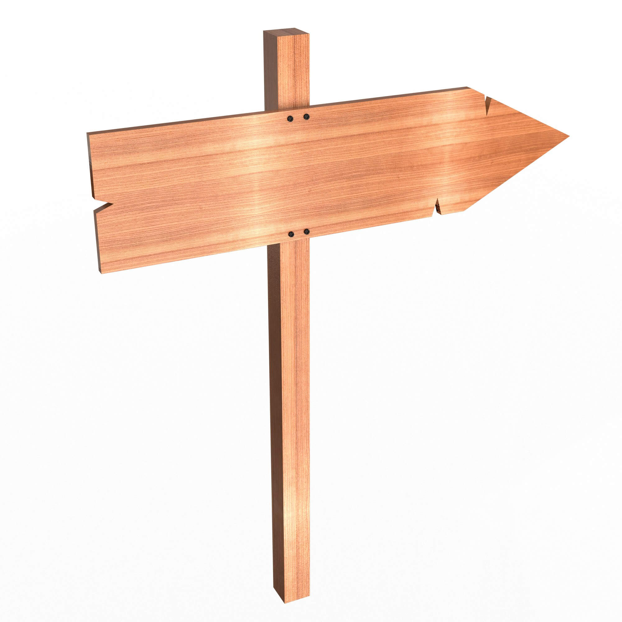 Wooden Sign - 3D Model by KhaganFX