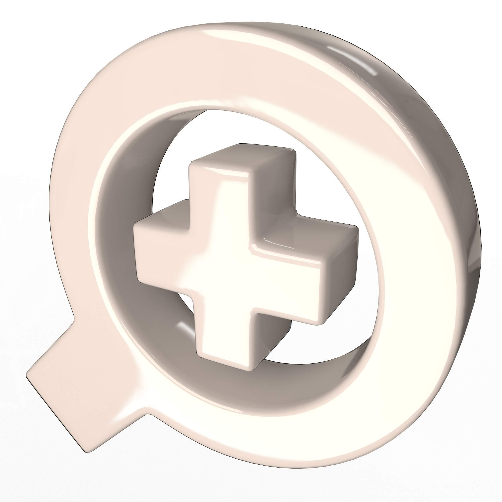 Zoom In Symbol - 3D Model by KhaganFX