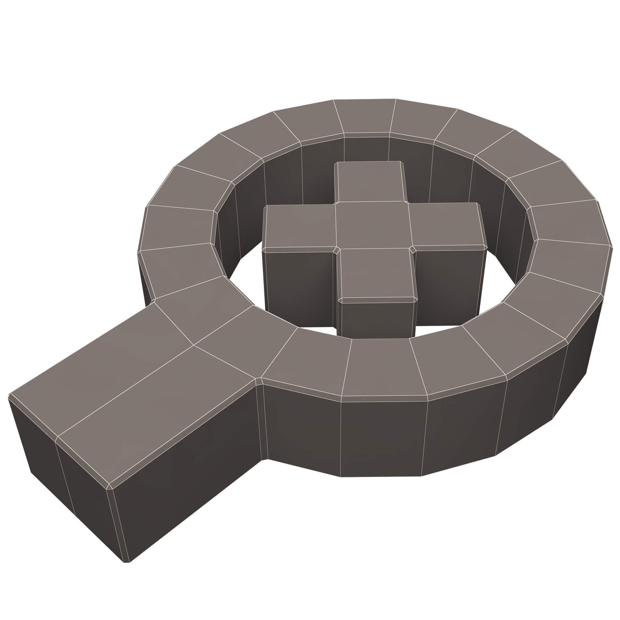 Zoom In Symbol - 3D Model by KhaganFX