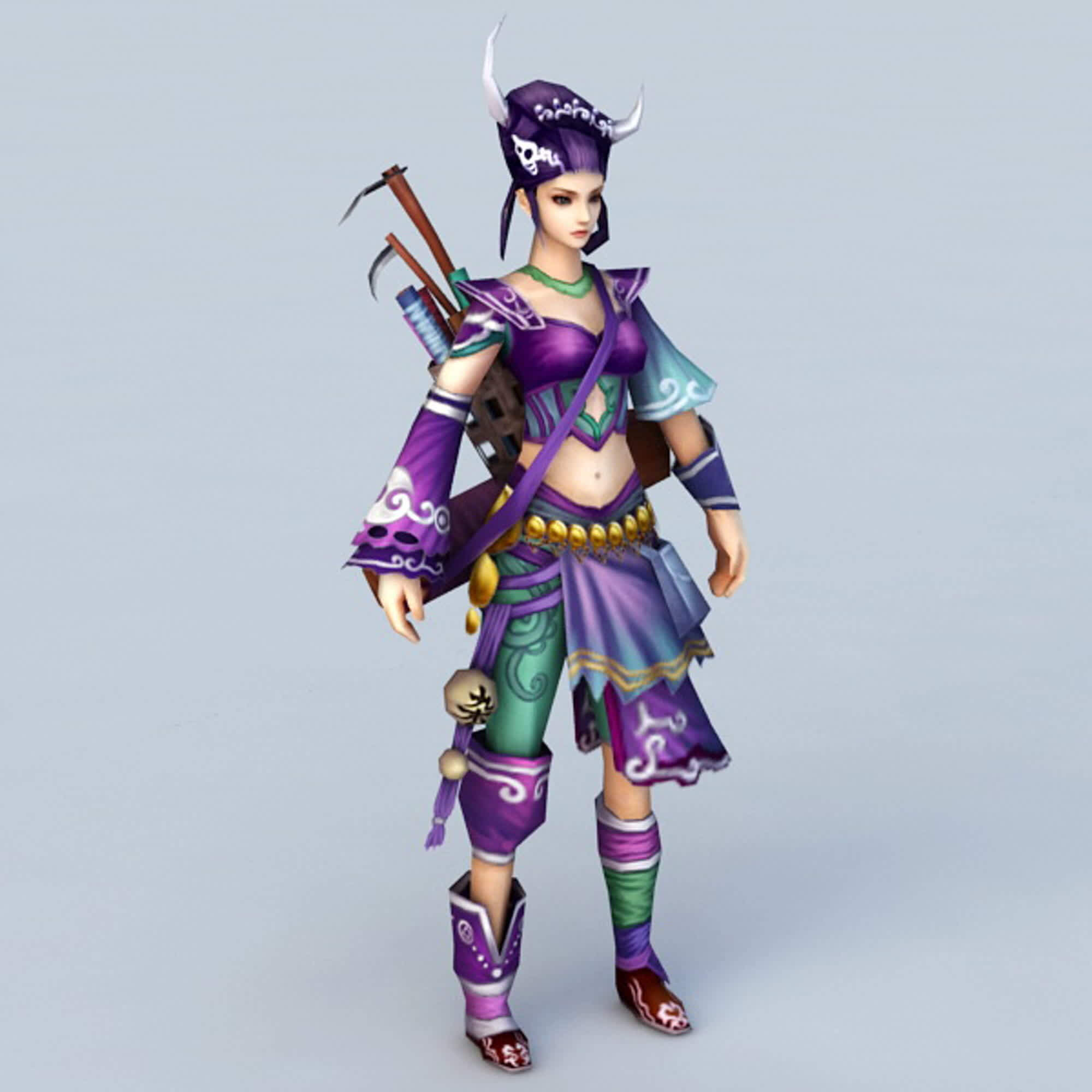 Adventure Girl - 3D Model by khaihanh2233