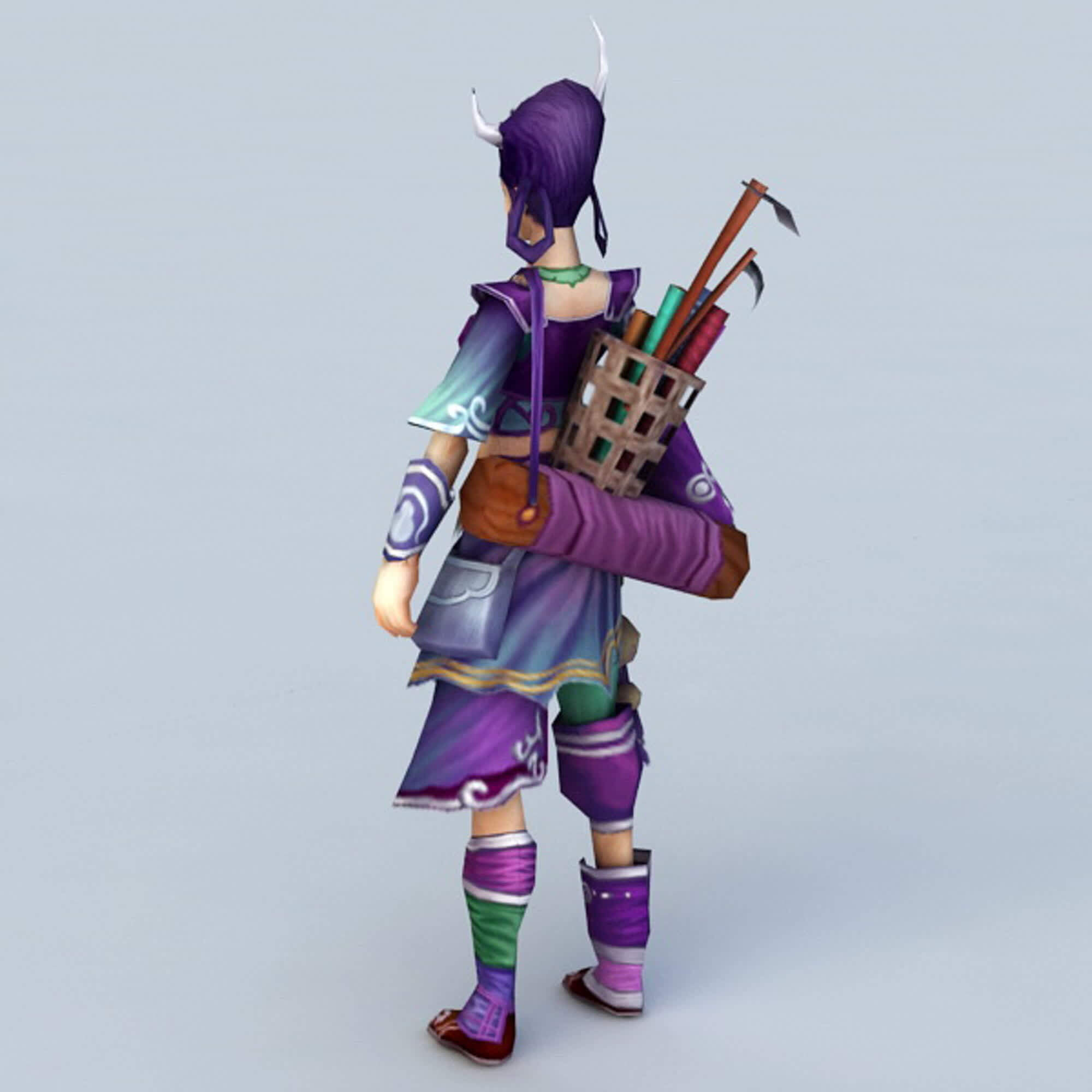 Adventure Girl - 3D Model by khaihanh2233