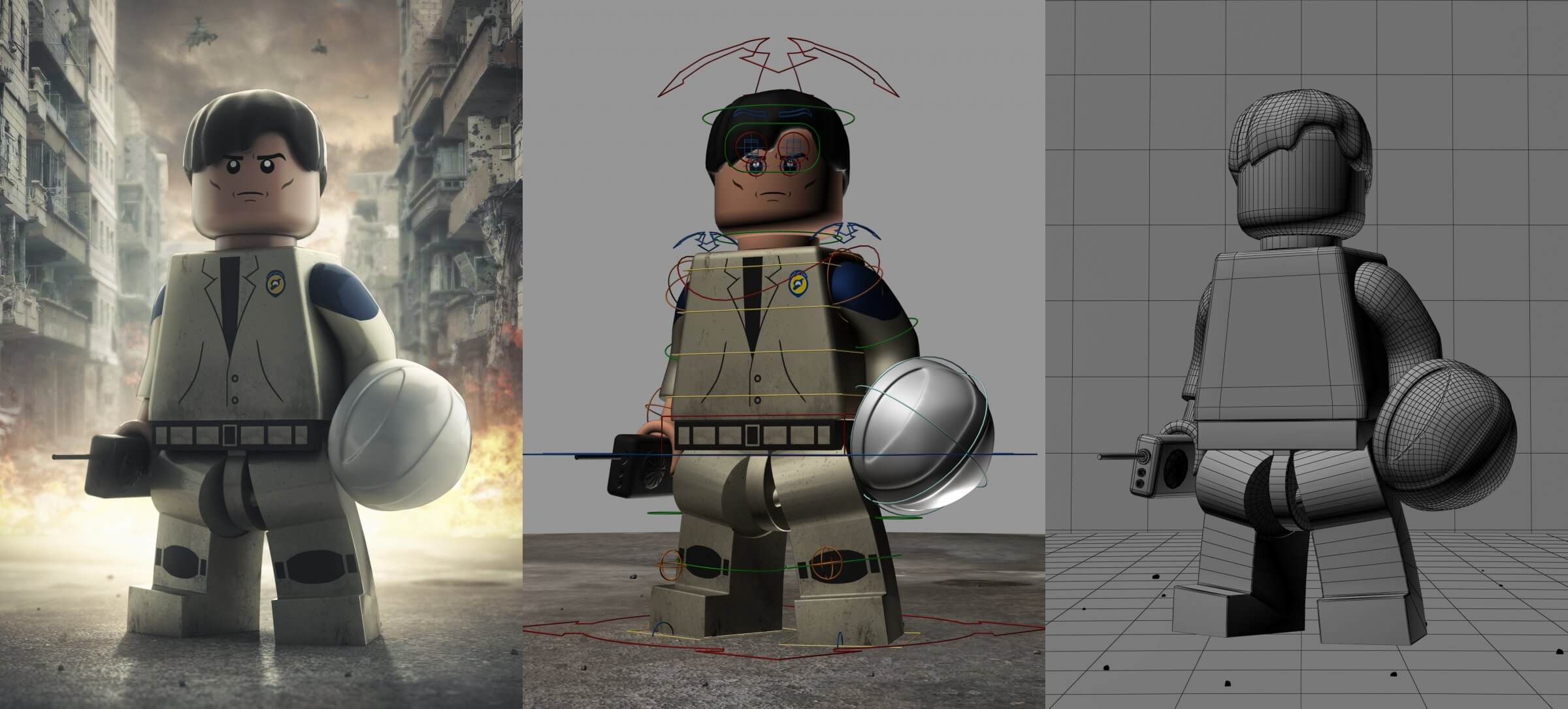 Lego Character - 3D Model by Khaled Lakmes