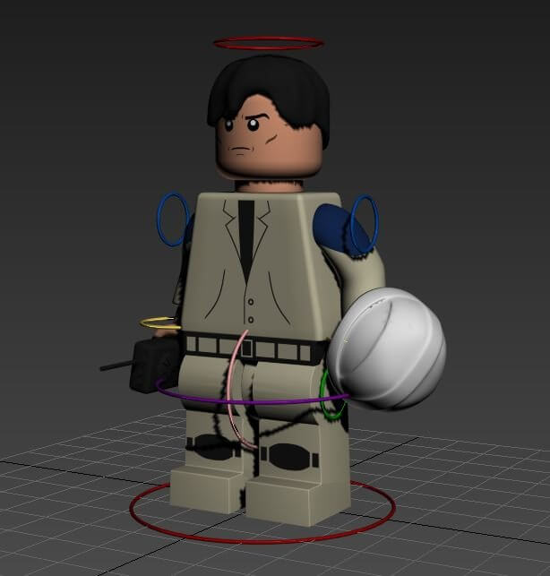 Lego Character - 3D Model by Khaled Lakmes