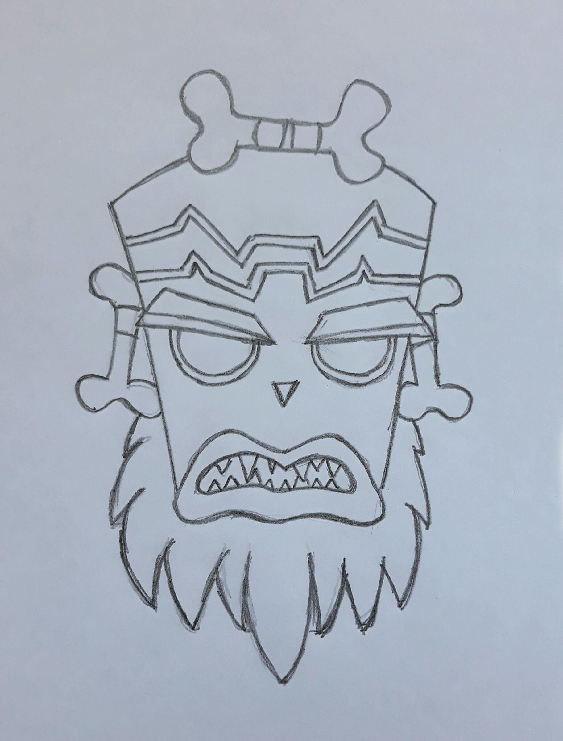 Uka Uka Crash Bandicoot - 3D Model by Khaled Lakmes