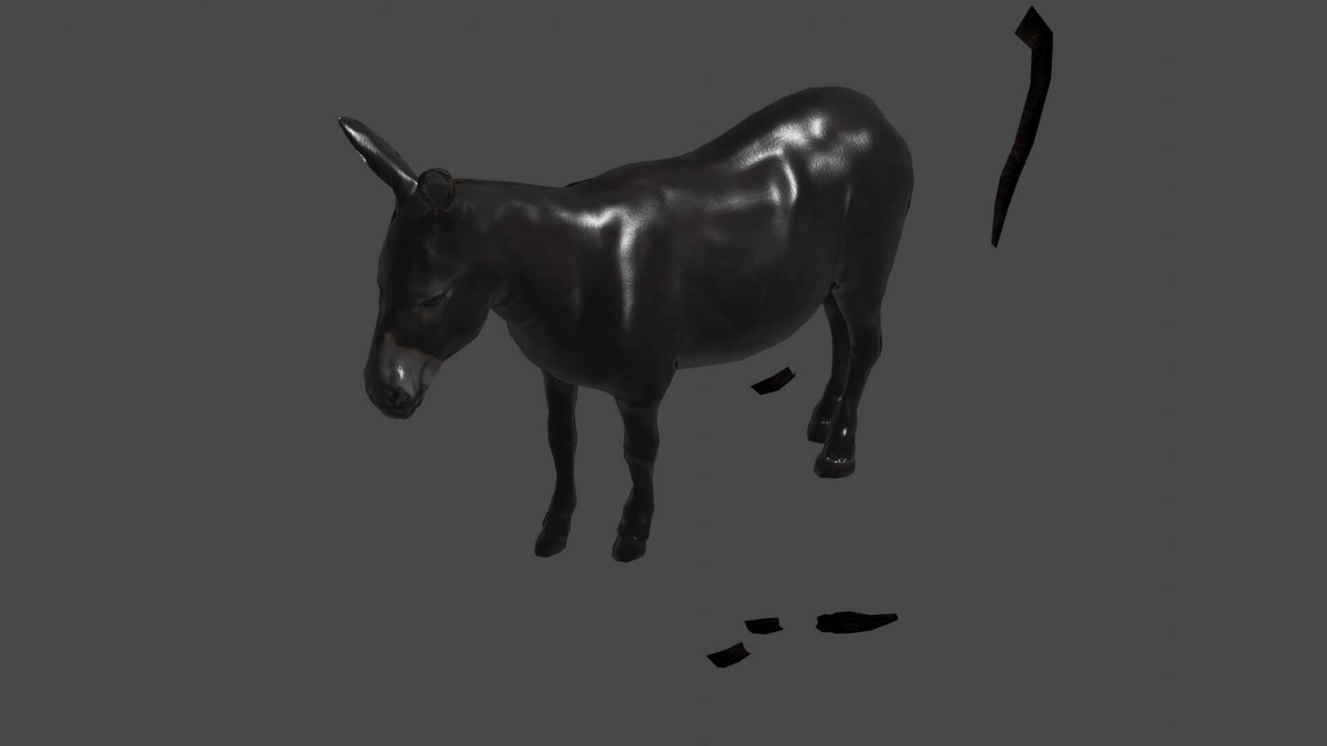 donkey 3D Render, Digital Art by Khalid1969